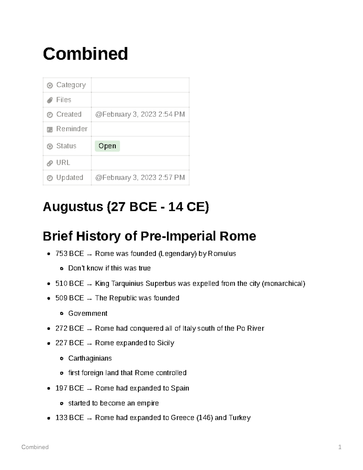 Midterm 1 - Combined Category Files Created Reminder Status Open URL ...