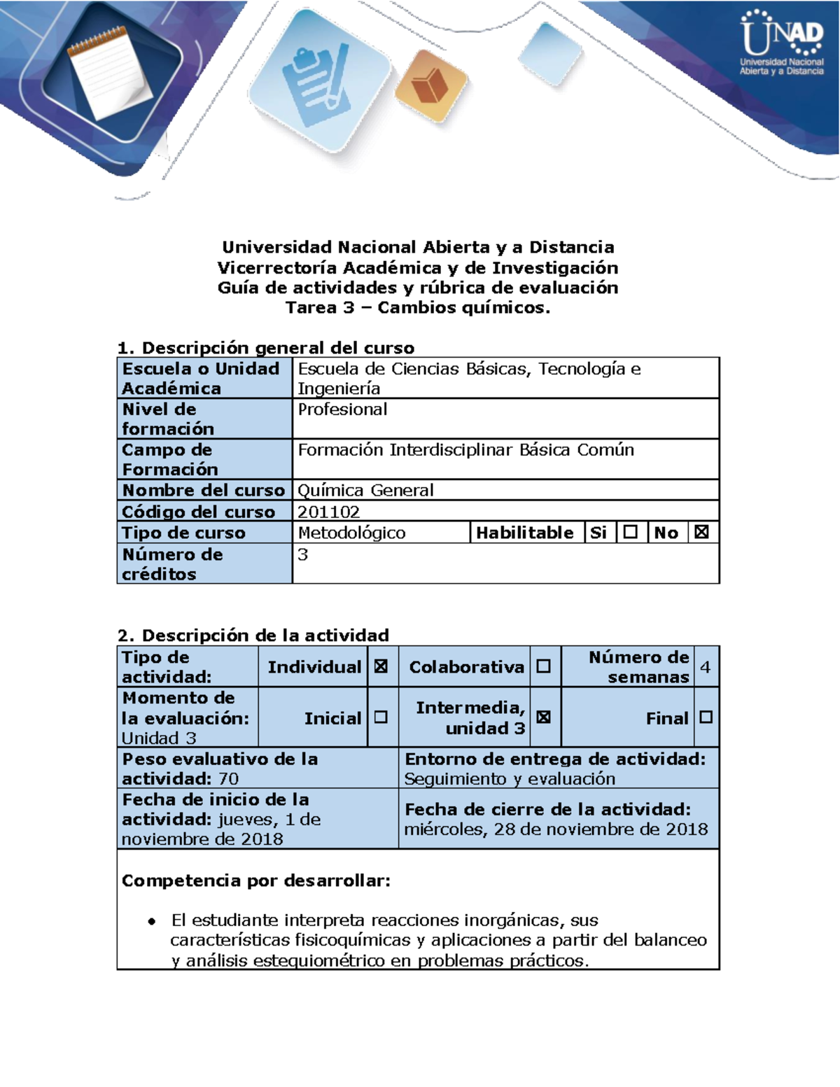 Guía de actividades y rúbrica de evaluación - Tarea 3 - Cambios ...