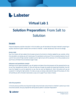 Unit 1 Assignment - CHE 112 - Studocu