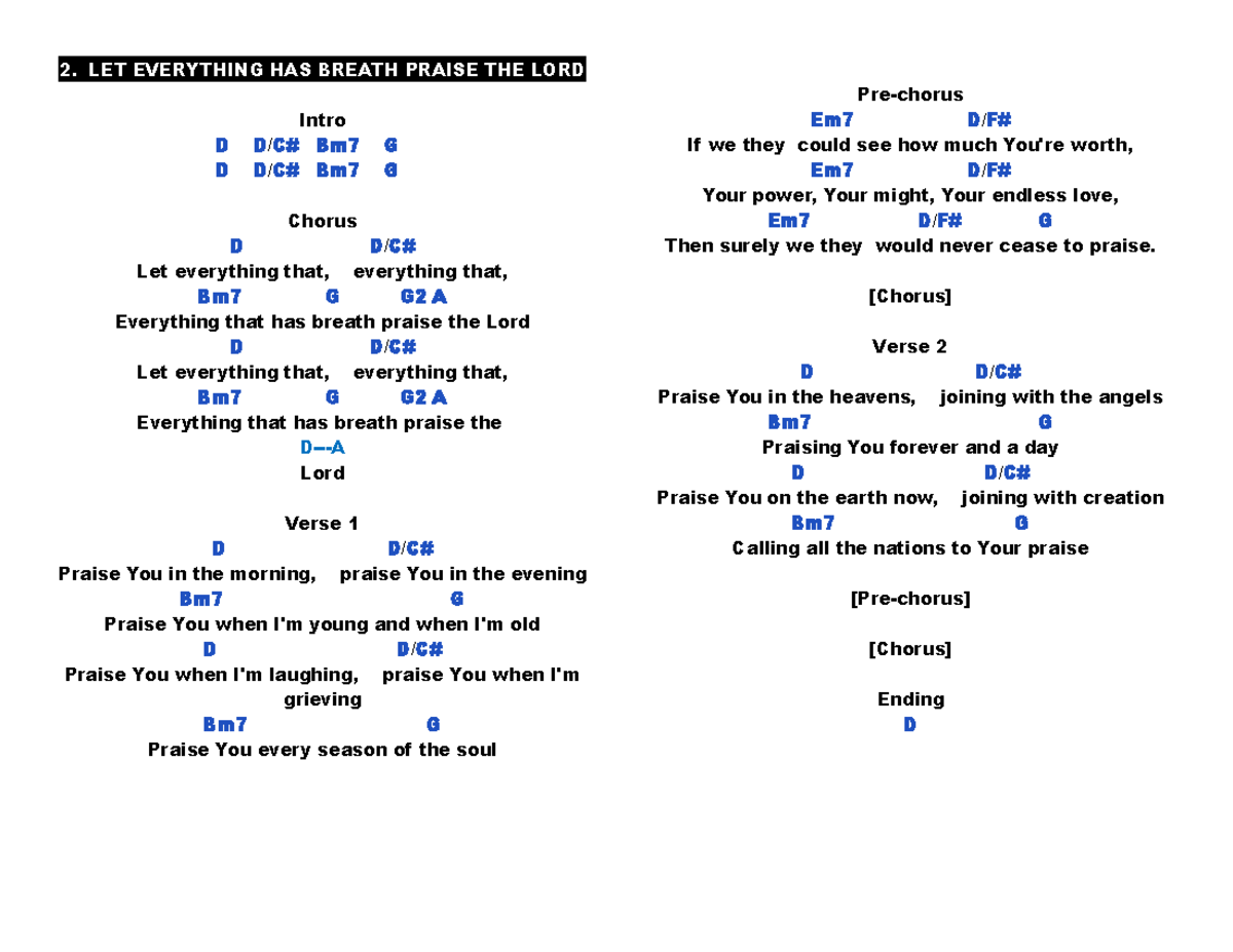 LET- Everything-HAS- Breath- Praise-THE-LORD D - 2. LET EVERYTHING HAS ...