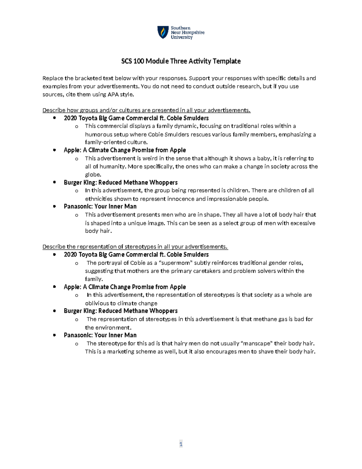 SCS1003-2assignment - Enjoy! - SCS 100 Module Three Activity Template ...