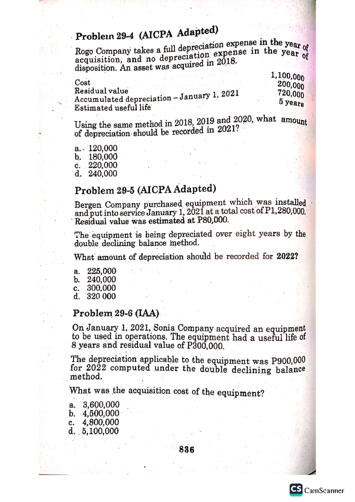 Problem 29 - Intermediate Accounting (Volume One) 2021 Edition Author ...