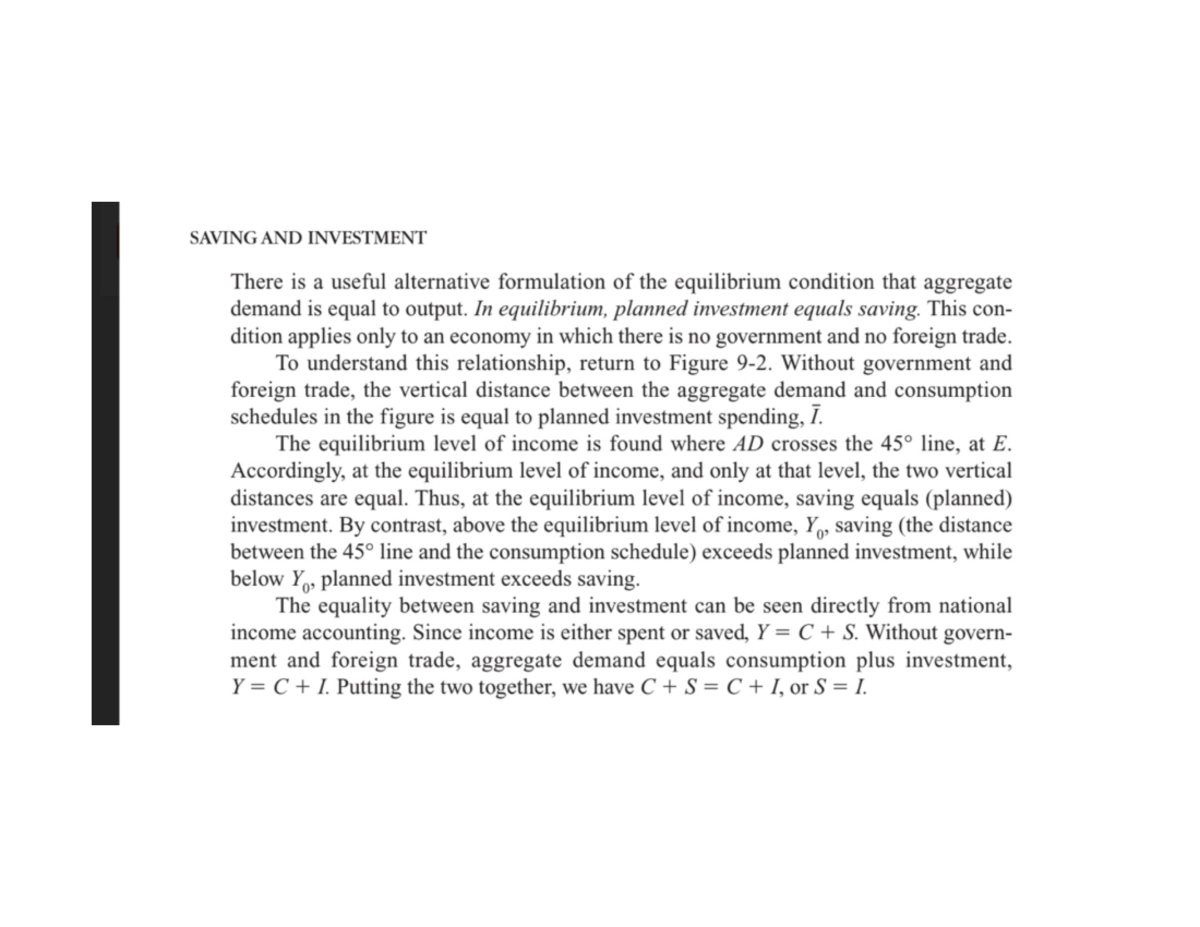 Saving and investment - MACRO ECONOMICS - Studocu