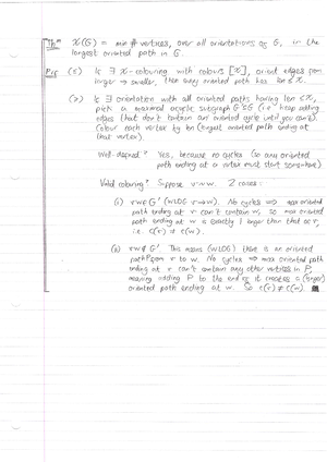 Graph Theory - Maths Tripos (II) - Studocu