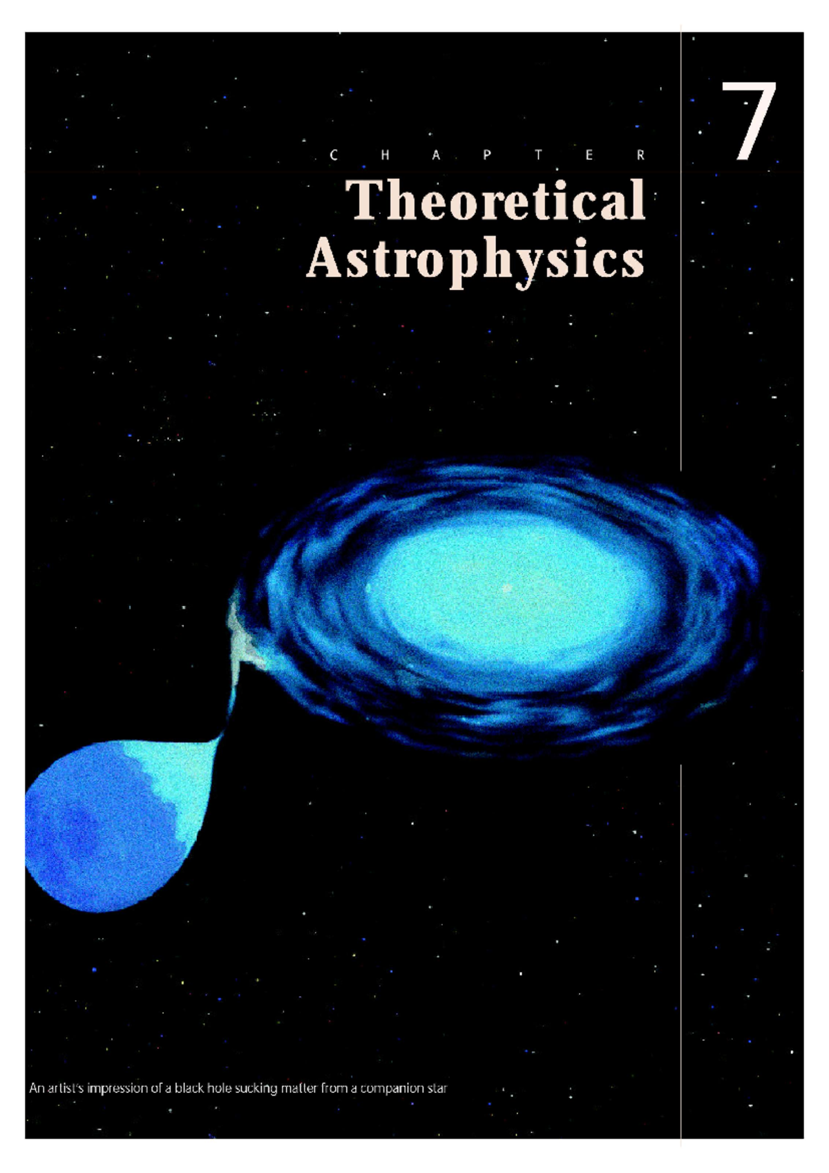 (Astronomy) chapter - 7 Theoretical Astrophysics - Astronomy - Studocu
