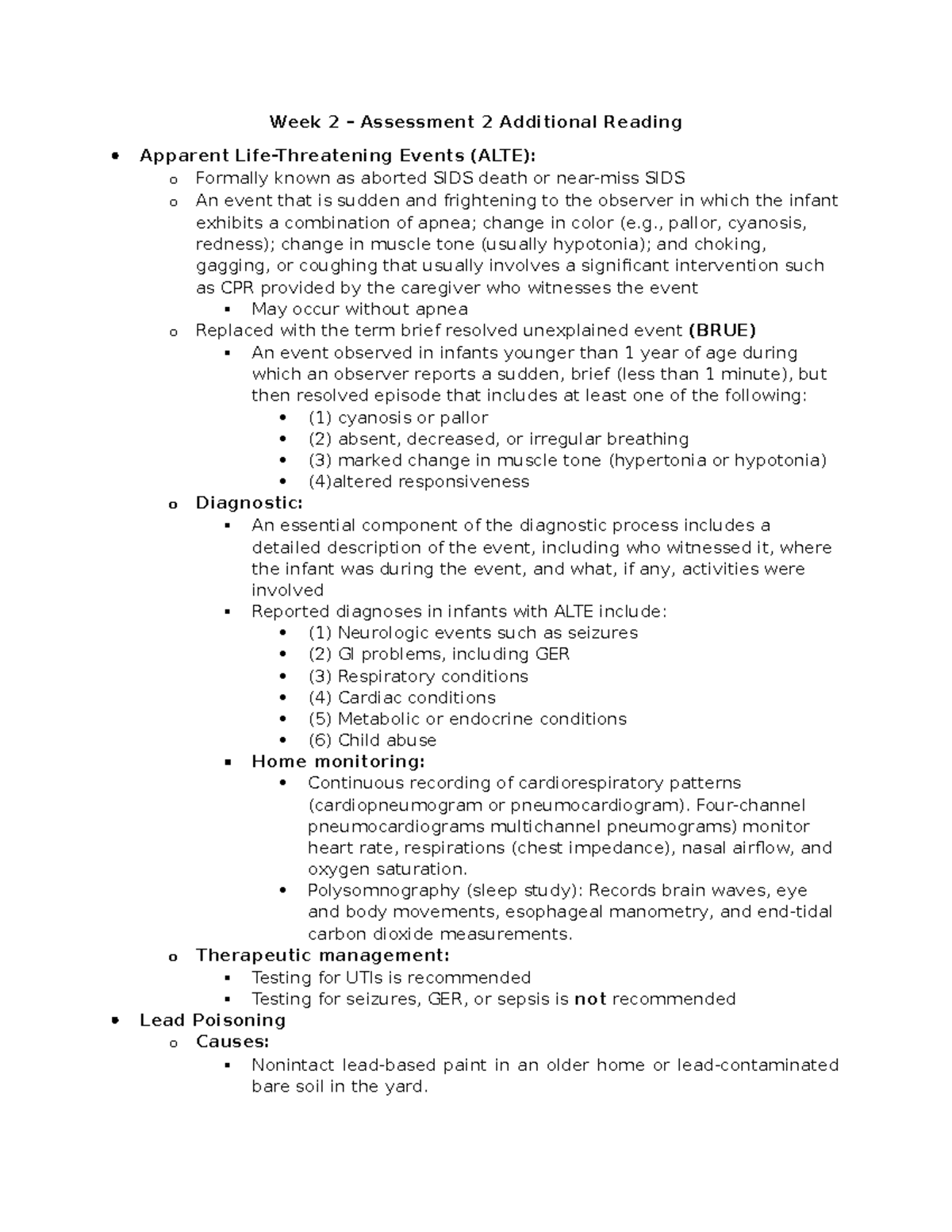 Assessment 2 - Additonal Reading - Week 2 – Assessment 2 Additional ...