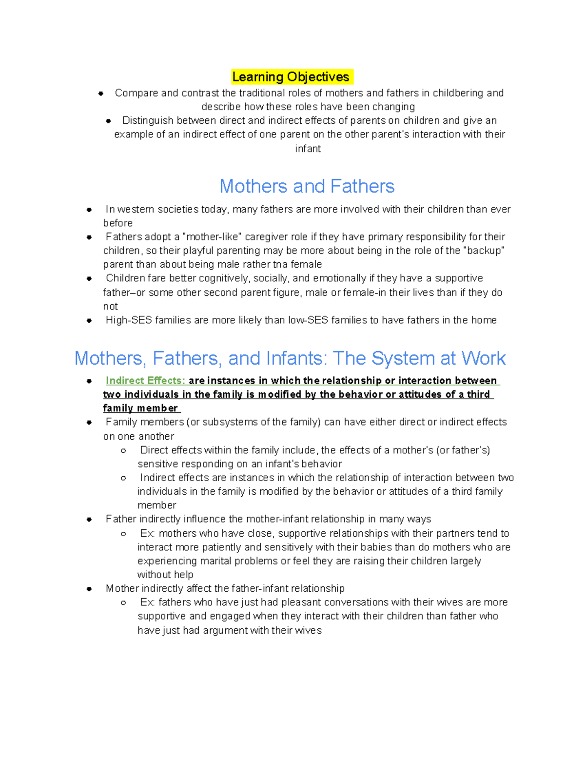 14.2 The Infant - Chapter 14 Understanding Family section 14.2 book ...
