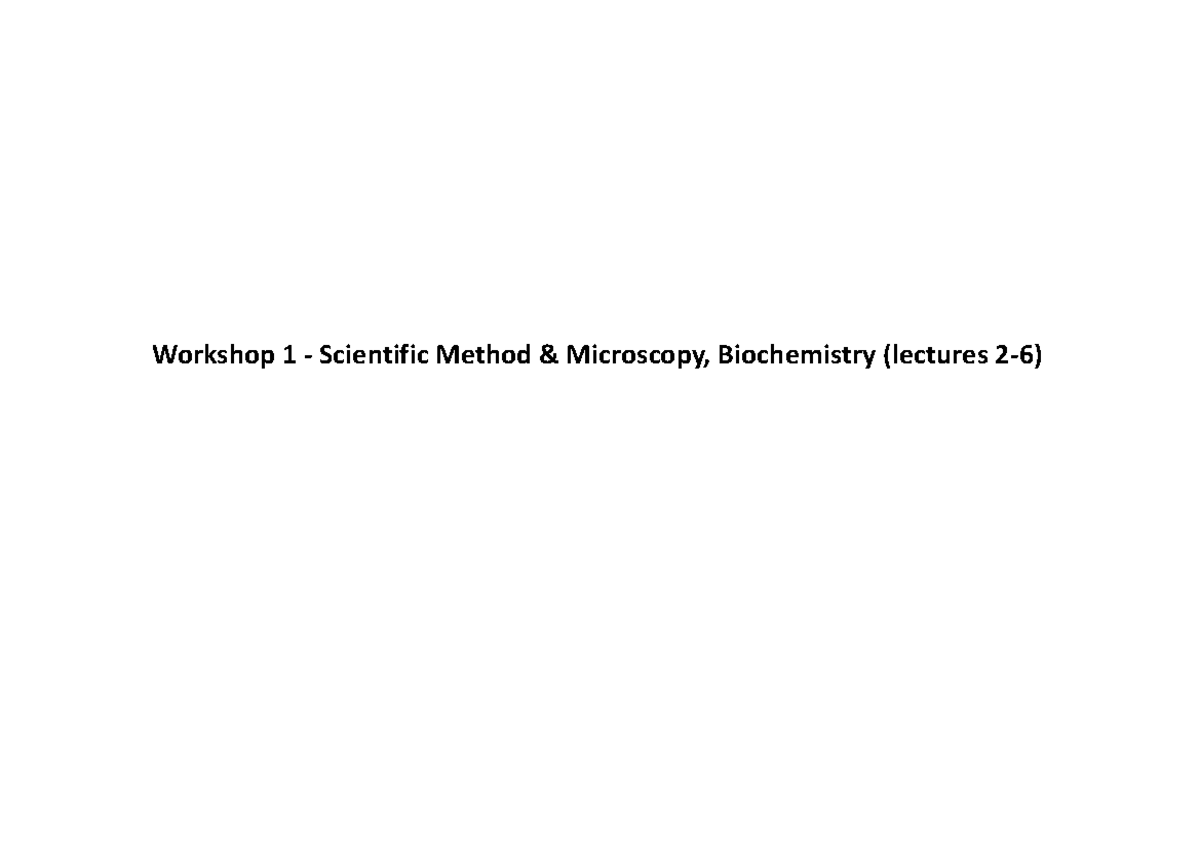 Tutorial 1 Questions with microscopy images - Workshop 1 - Scientific ...