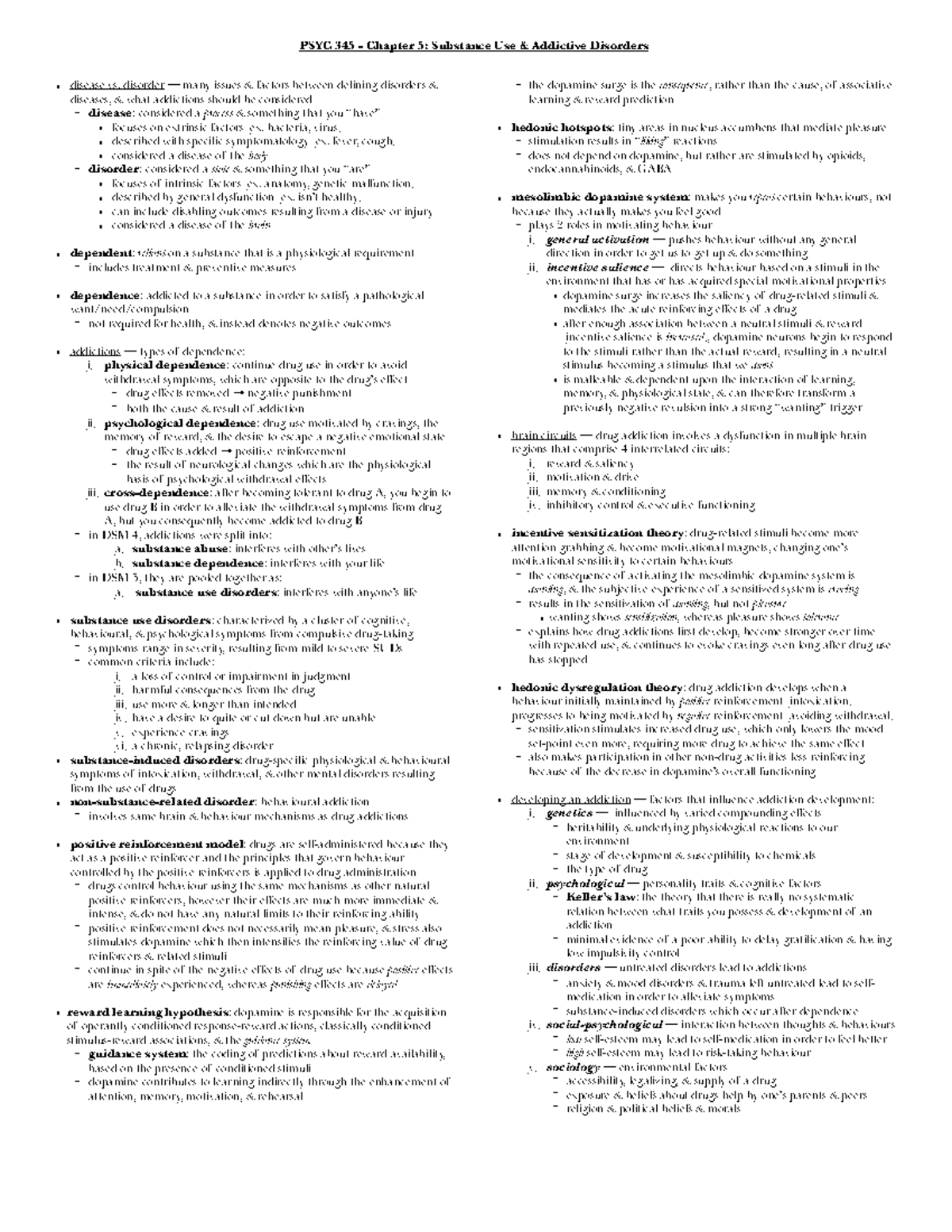 PSYC 345A Notes - Ch. 5 - Dr. Iris Gordon - PSYC 345 - Chapter 5 ...