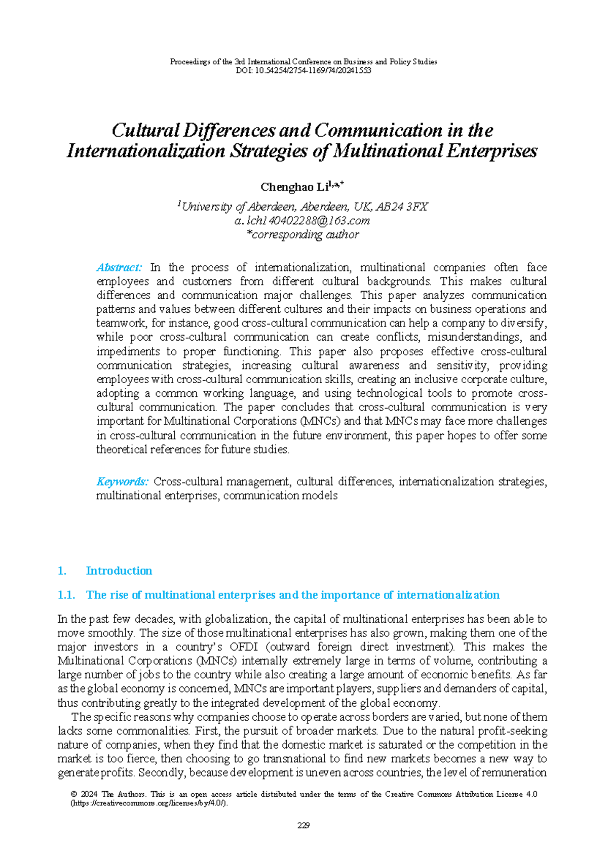 Source 10 - Cultural Differences and Communication in the ...