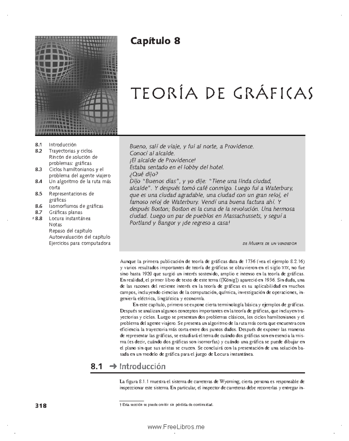 Teoria de Graficas - mate - 8 Introducción 8 Trayectorias y ciclos Rincón de solución de ...