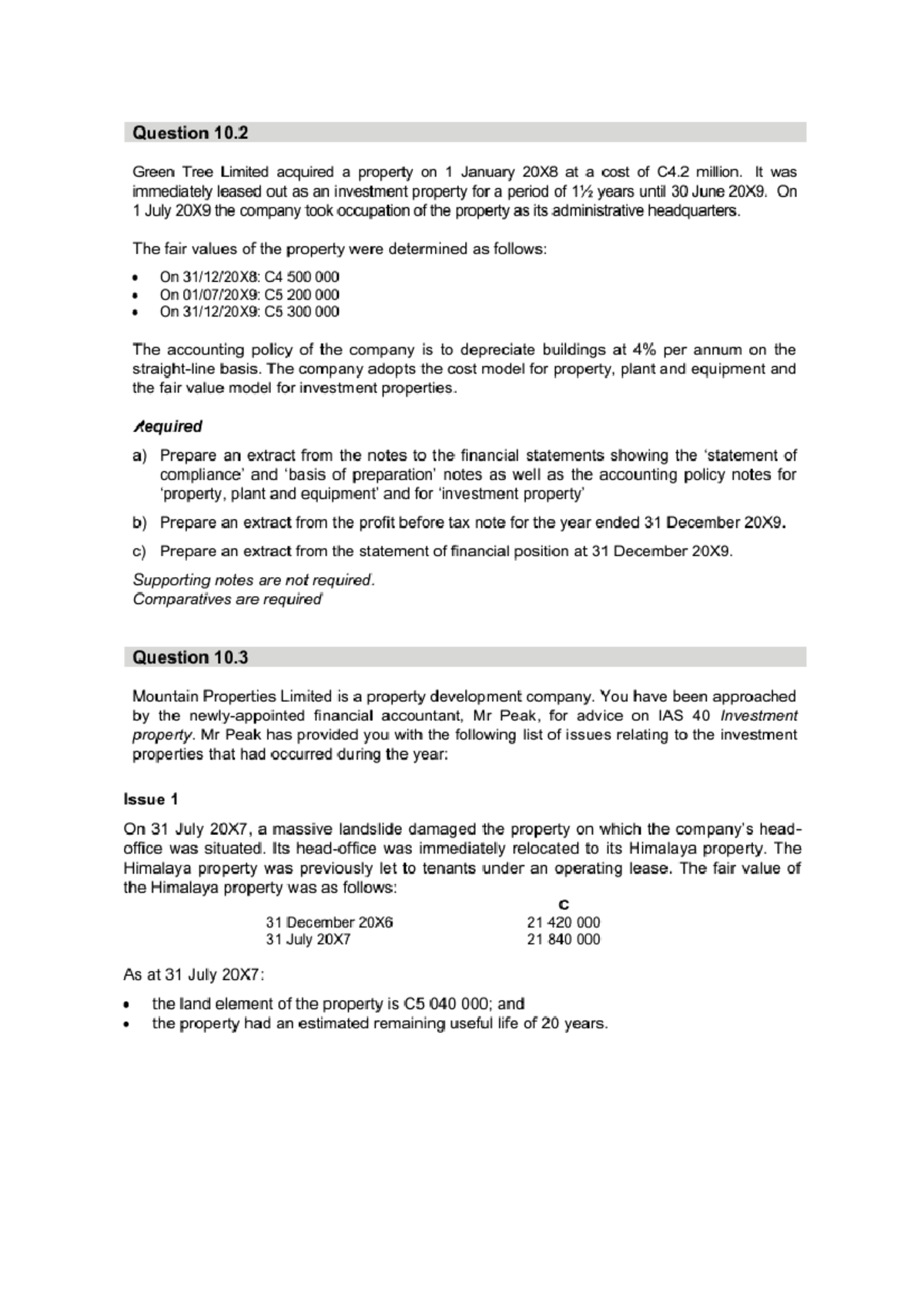 Tutorial 10.2 10.3 Q s - AUD201 - Studocu