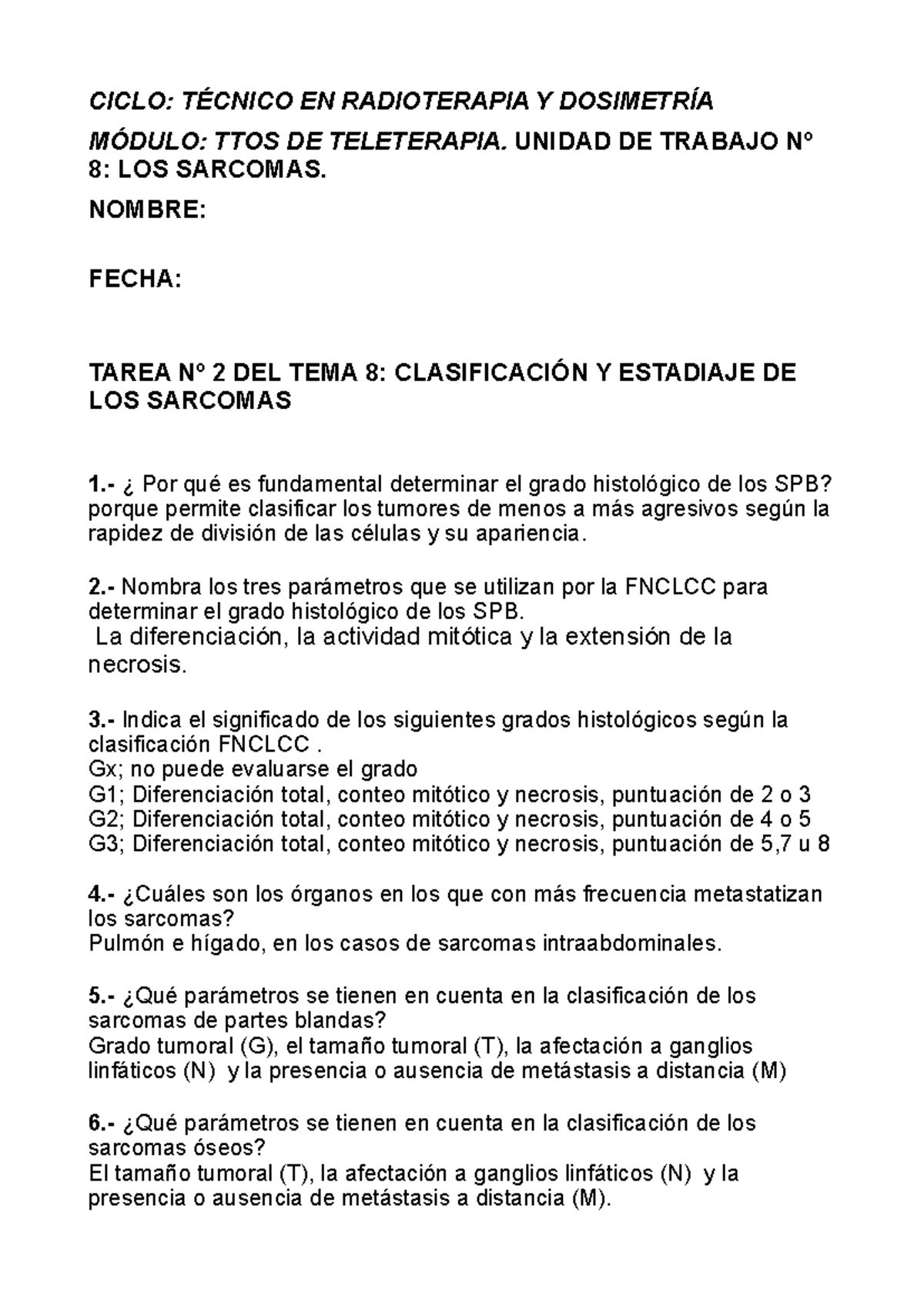 Act. 2 Tema 8 Teleterapia - CICLO: TÉCNICO EN RADIOTERAPIA Y DOSIMETRÍA ...