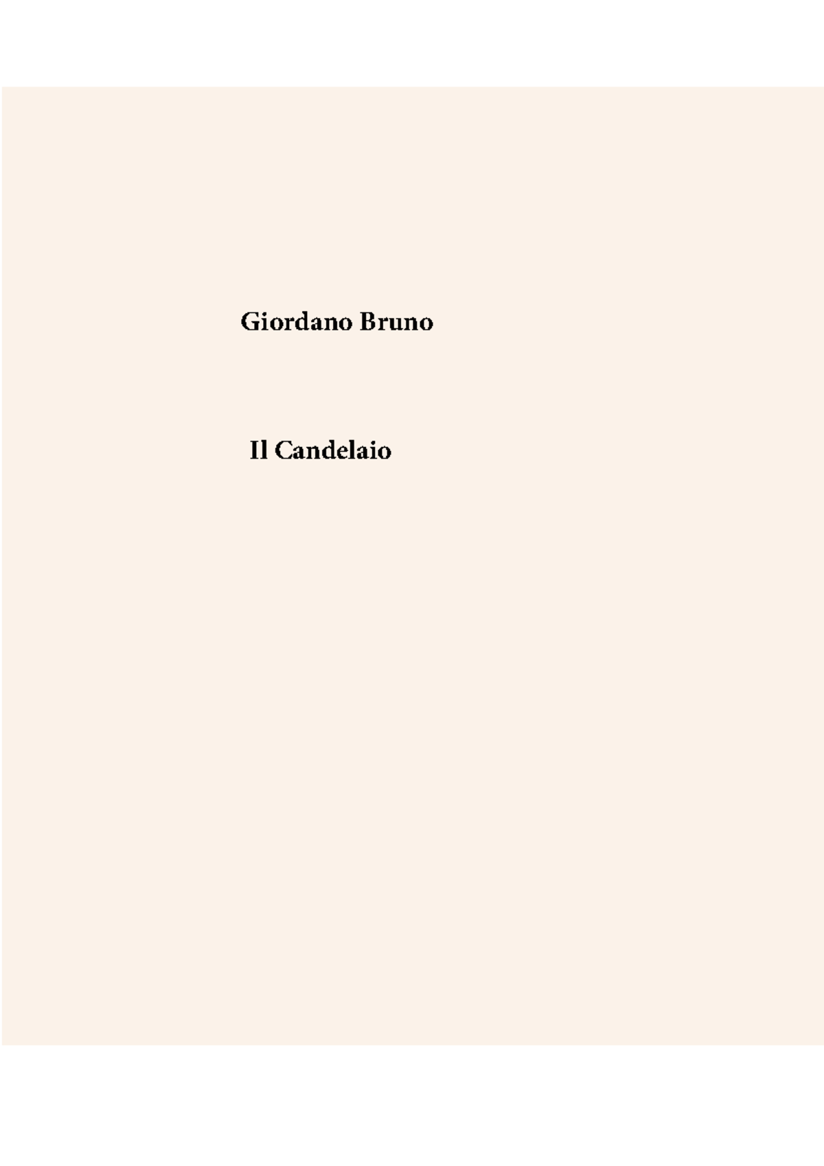 Il Candelaio, Giordano bruno - Giordano Bruno Il Candelaio X Personaggi ...