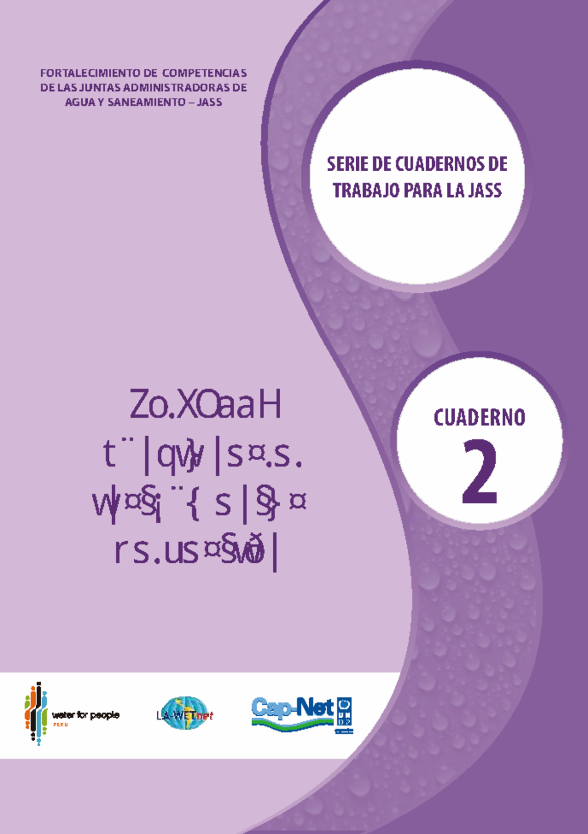 Apuntes Orientaciones para conformación de JASS - 4 La JASS: funciones ...