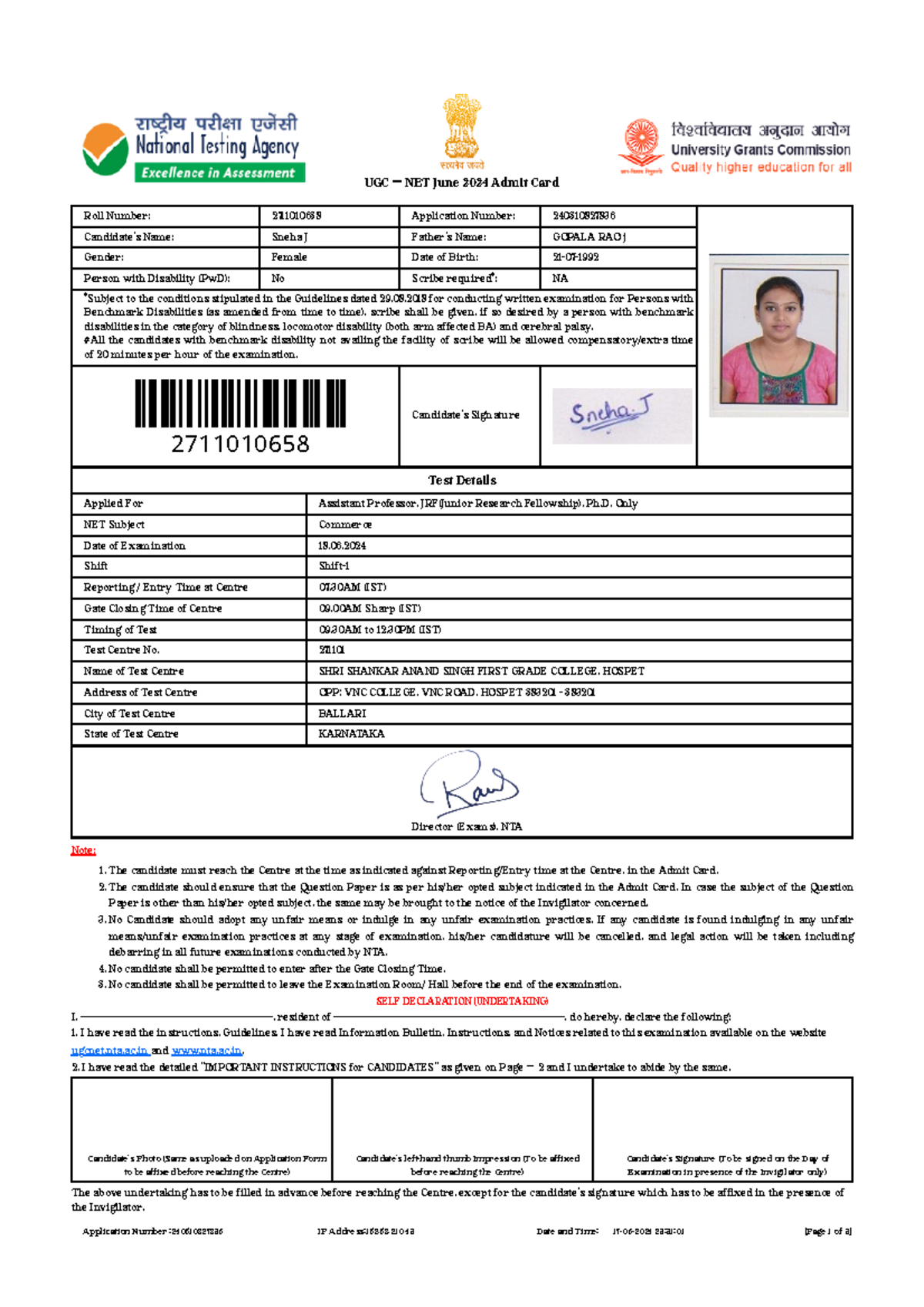 University Grants Commission (UGC)-NET India - UGC – NET June 2024 ...