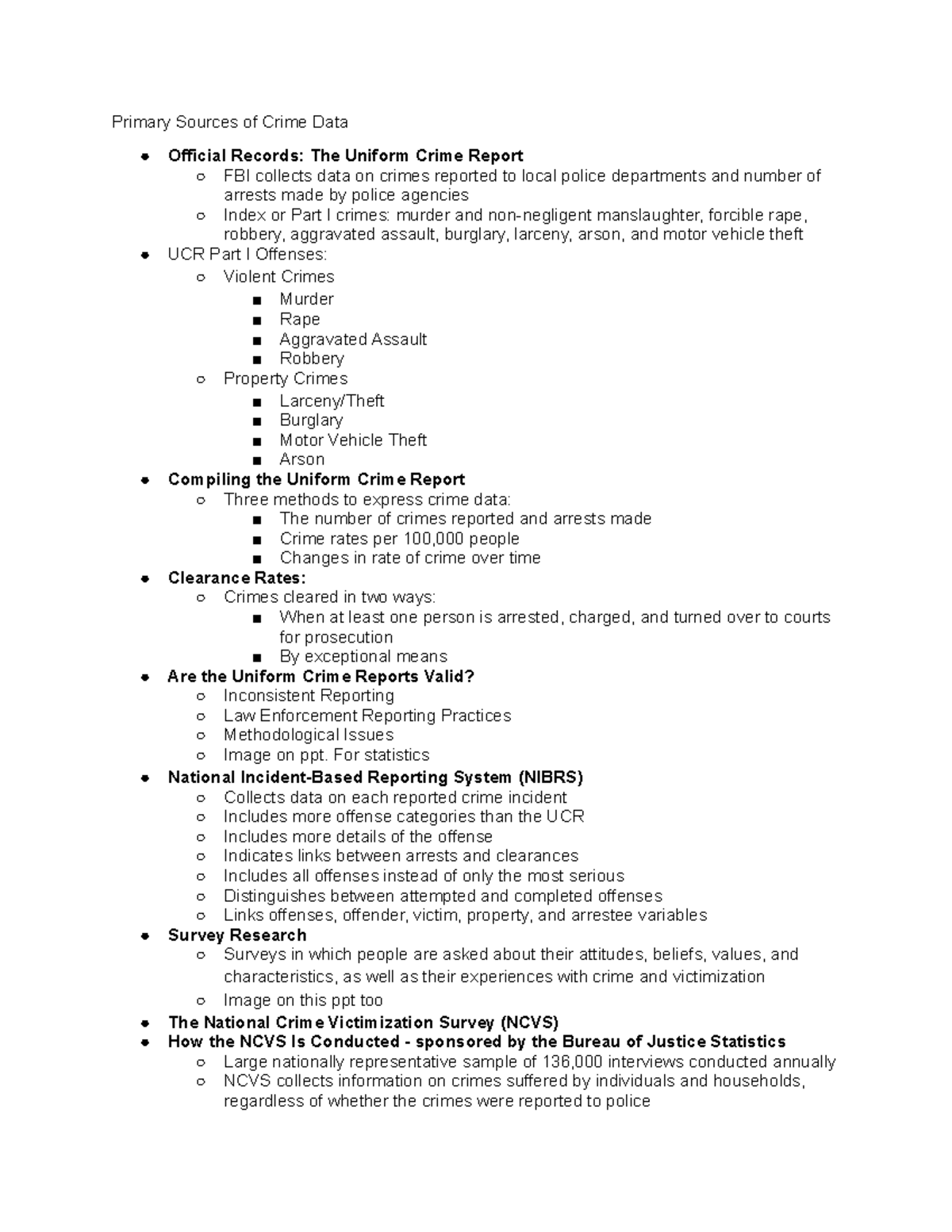 Chapter 2 The Nature And Extent Of Crime Primary Sources Of Crime chapter-2-the-nature-and-extent-of-crime-primary-sources-of-crime