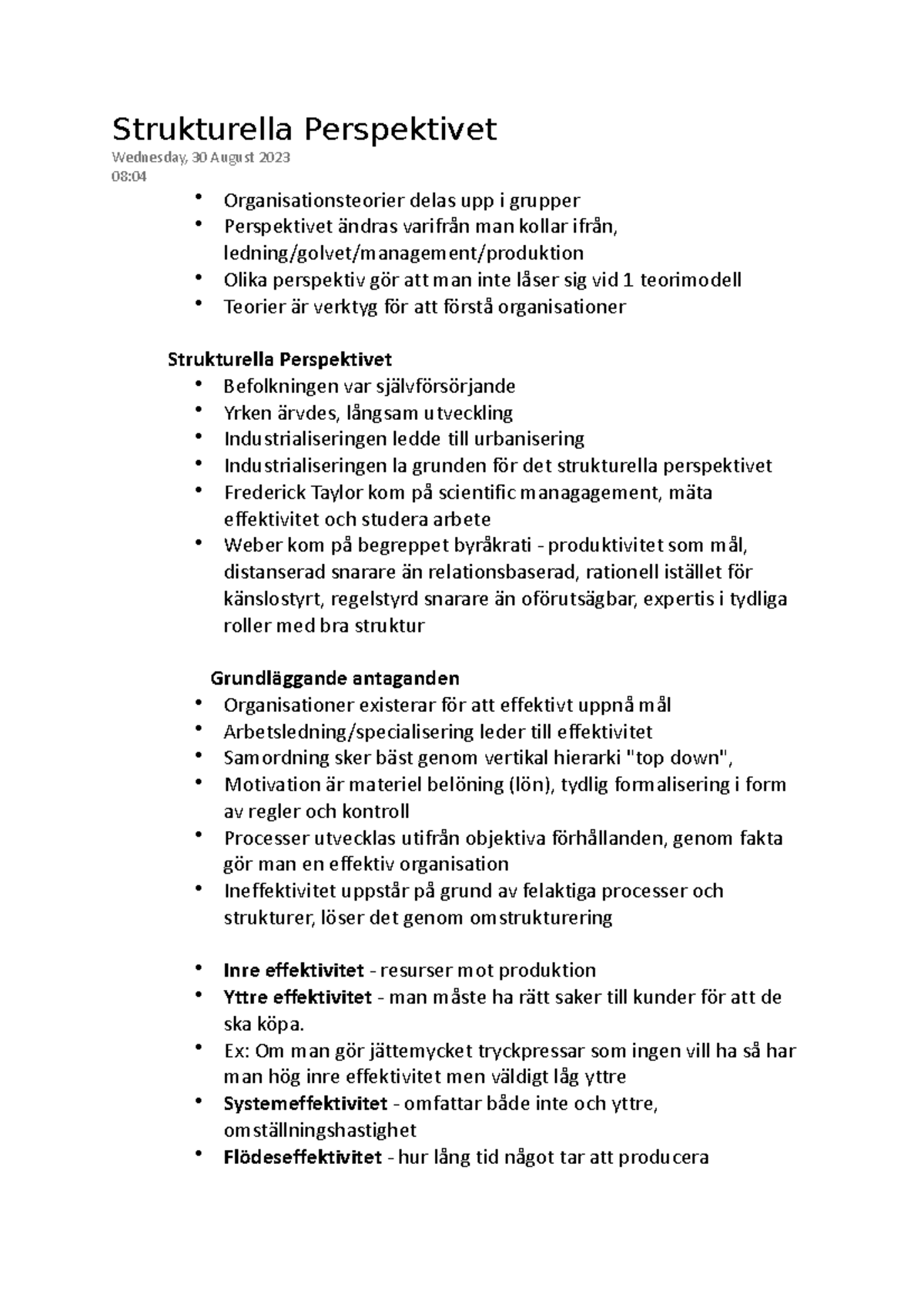 Strukturella Perspektivet - Strukturella Perspektivet Wednesday, 30 ...
