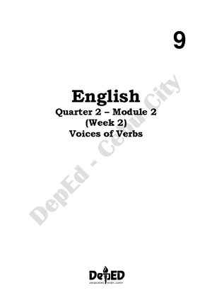 3 Q3 English - 9 English Quarter 2: Module 4 (Week 4 and 5) Text ...