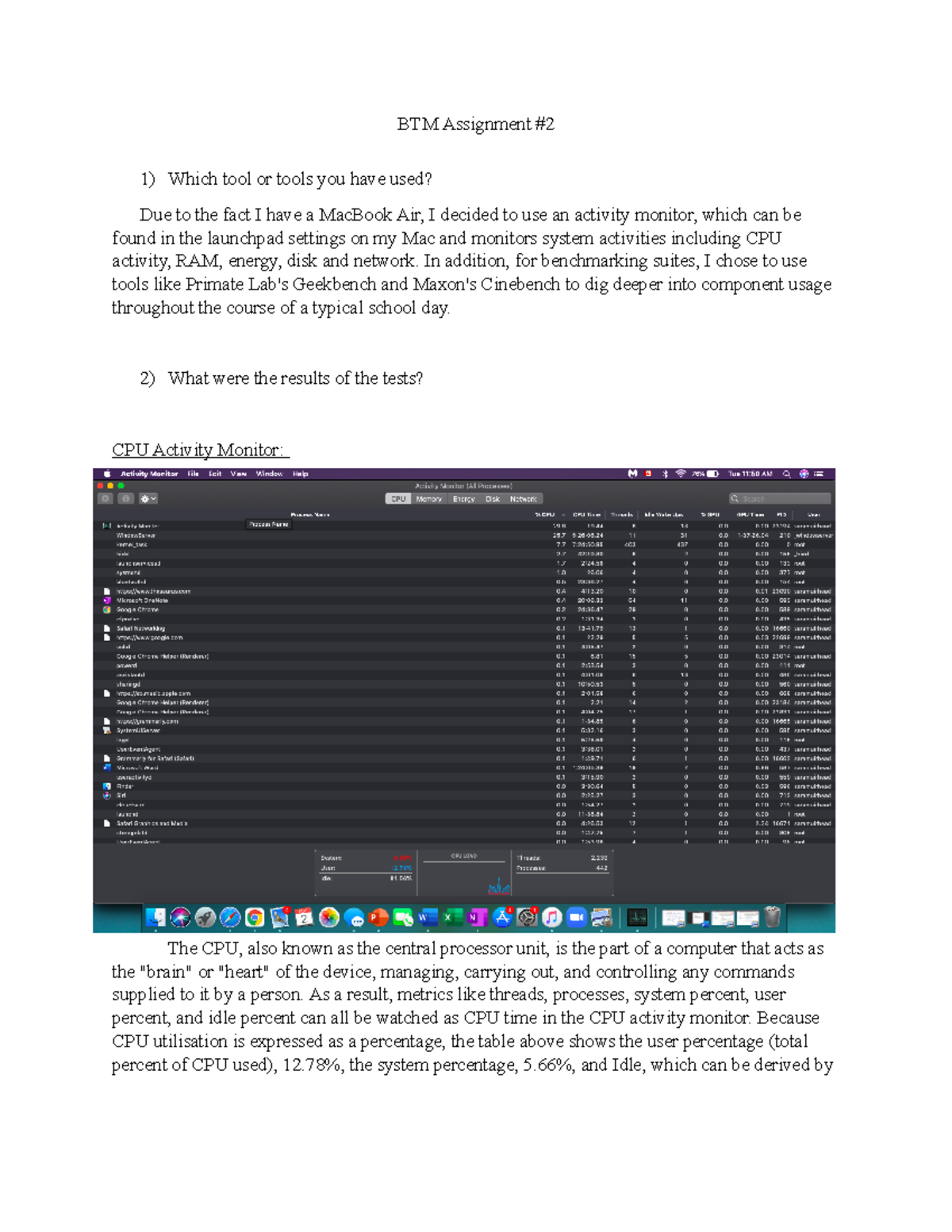 Business Technology Management mandatory Assignment #2 - BTM Assignment # Which tool or tools ...