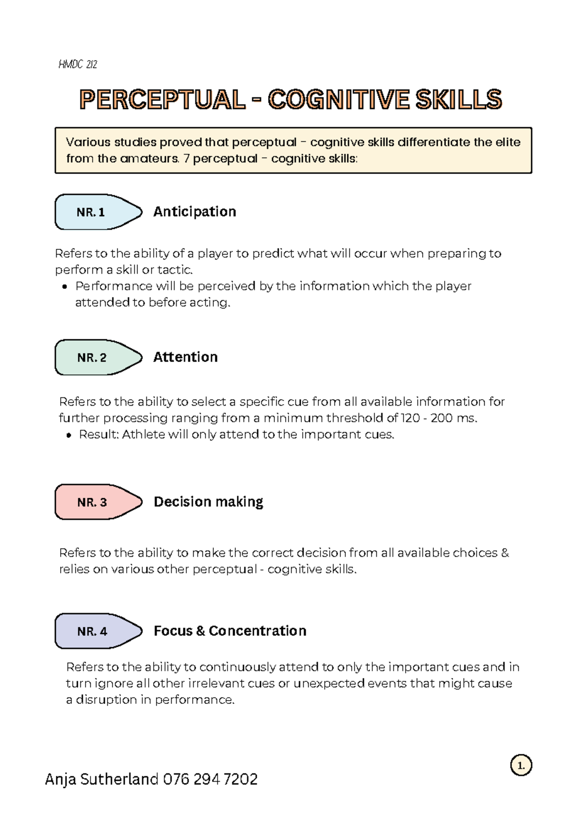 Chapter 1 - This is notes for the module HMDC 212 - NR. 1 NR. 2 NR. 3 ...