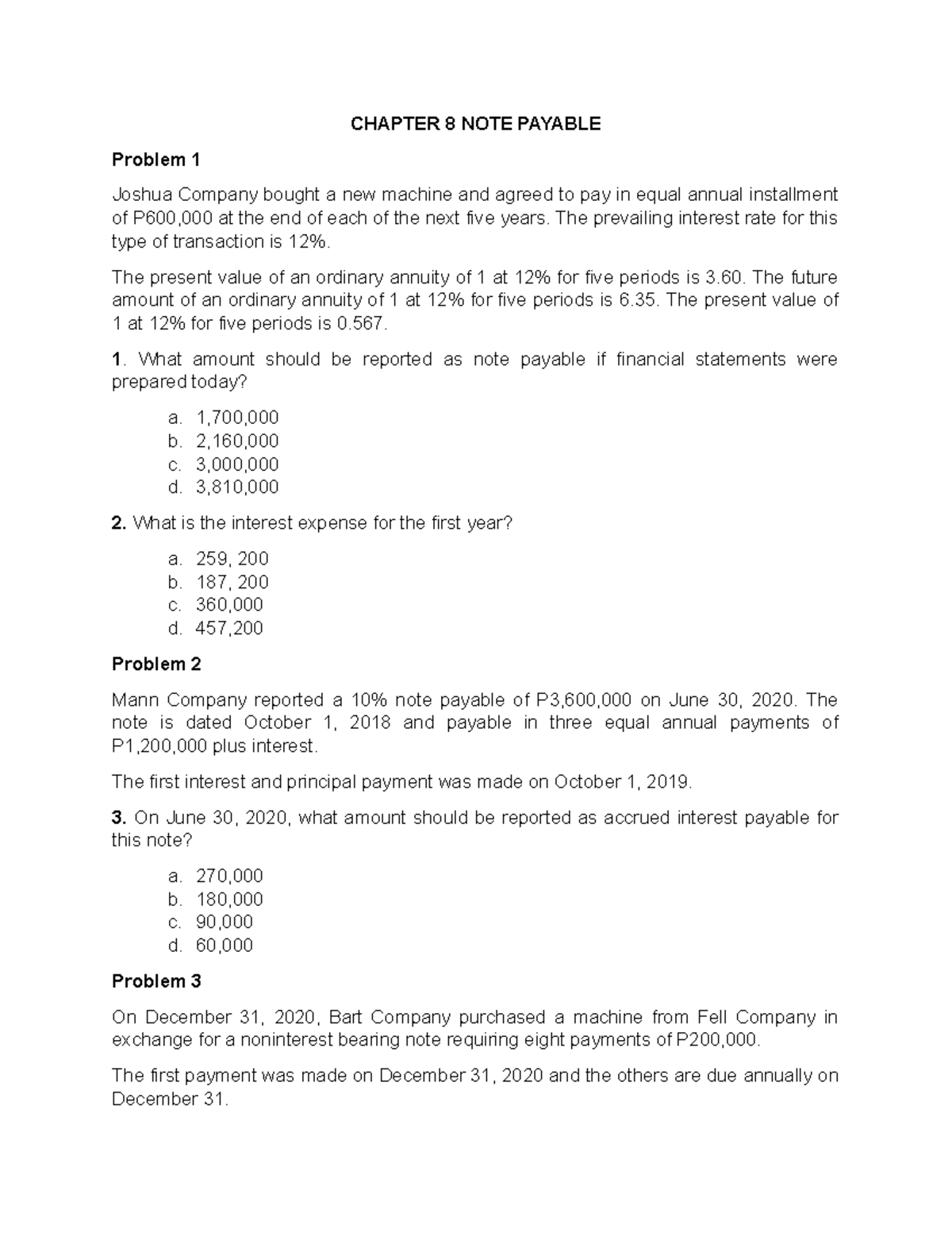 Cabello- IA FO - BONDS PAYABLE & COMPOUND FINANCIAL INSTRUMENT. A bond ...