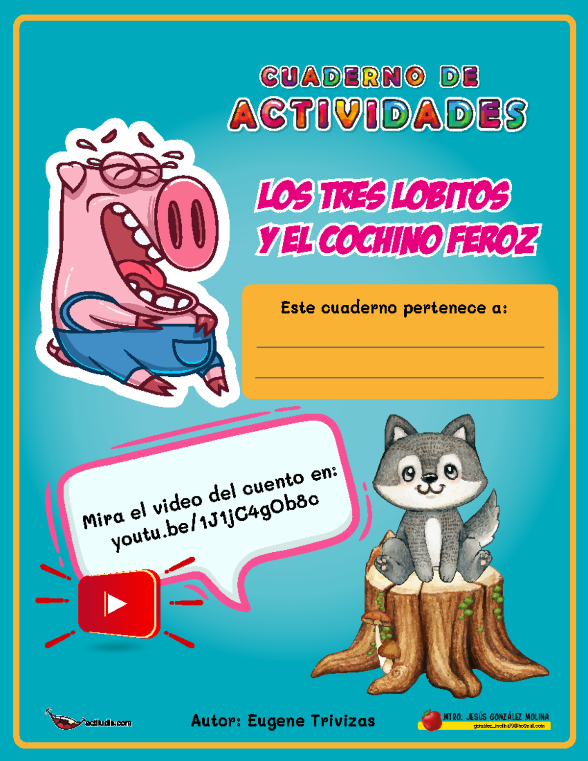 Cuaderno de actividades Los tres lobitos y el cochino feroz - Este ...