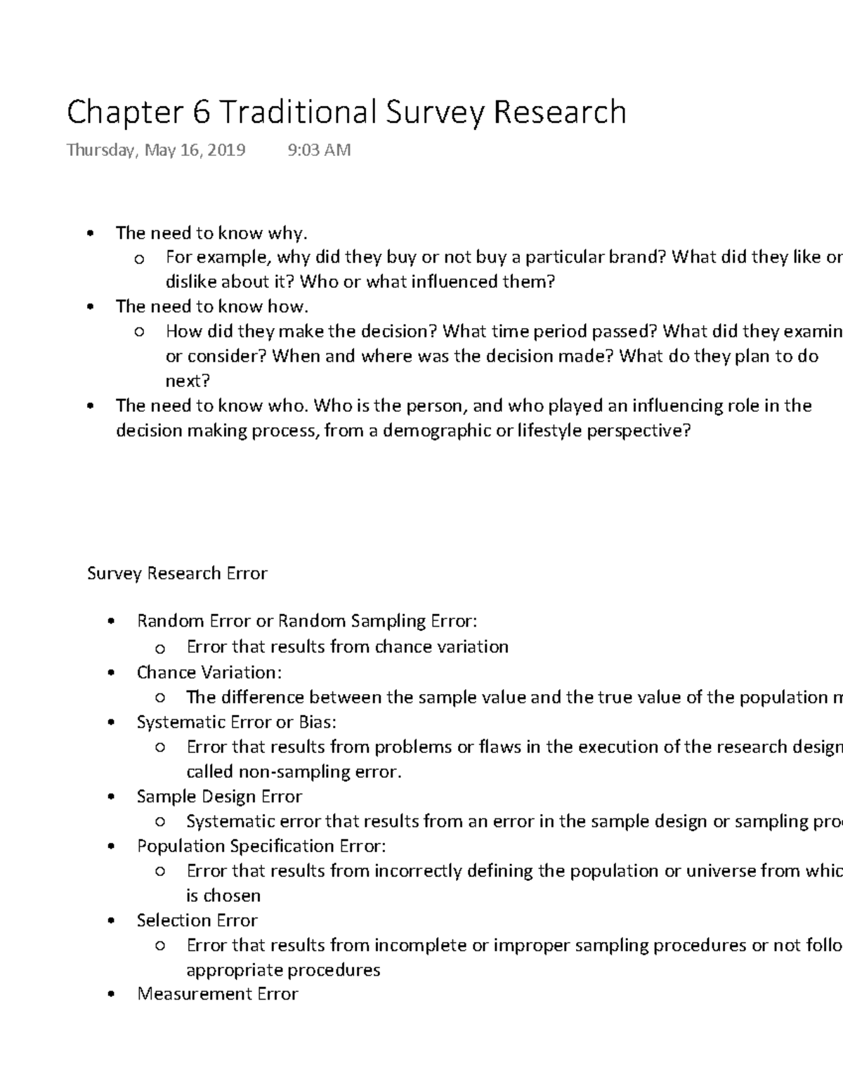 Mktg 470 Chapter 6 Warning Tt Undefined Function 32 The Need To Know Why For Example Why