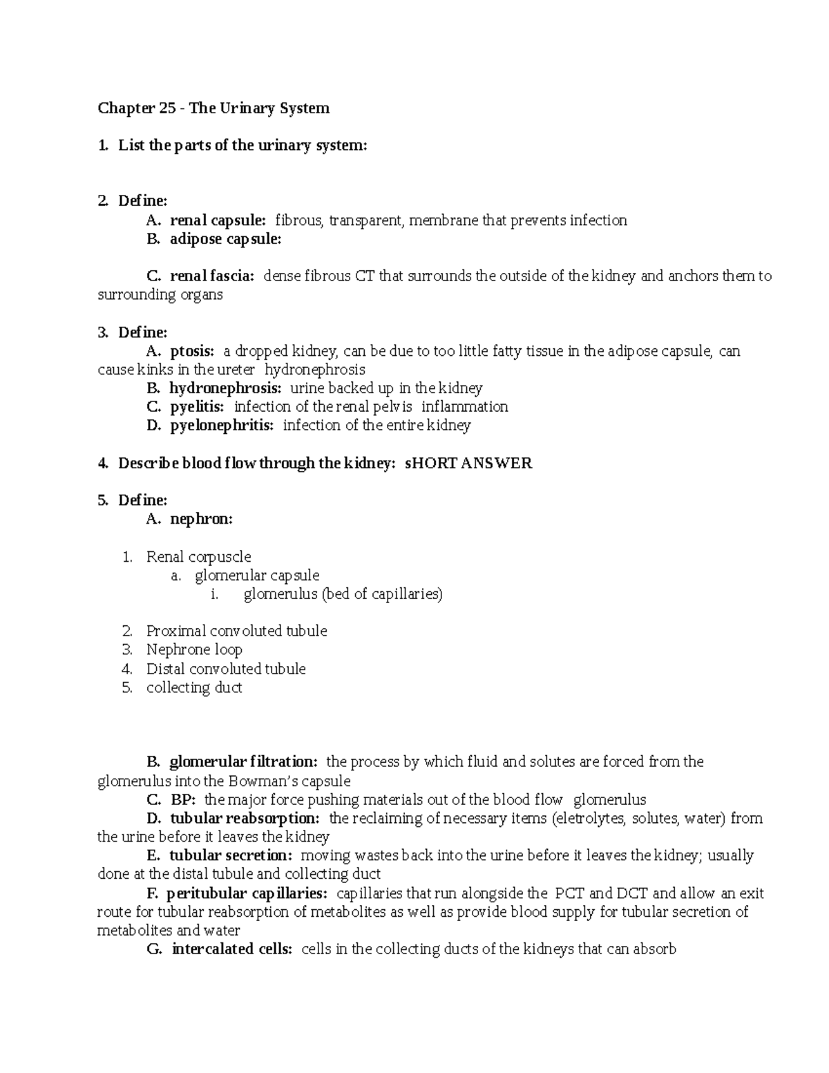 AP ch. 25 - Baker BIOL 227 ch. 25 lecture notes - Chapter 25 - The ...