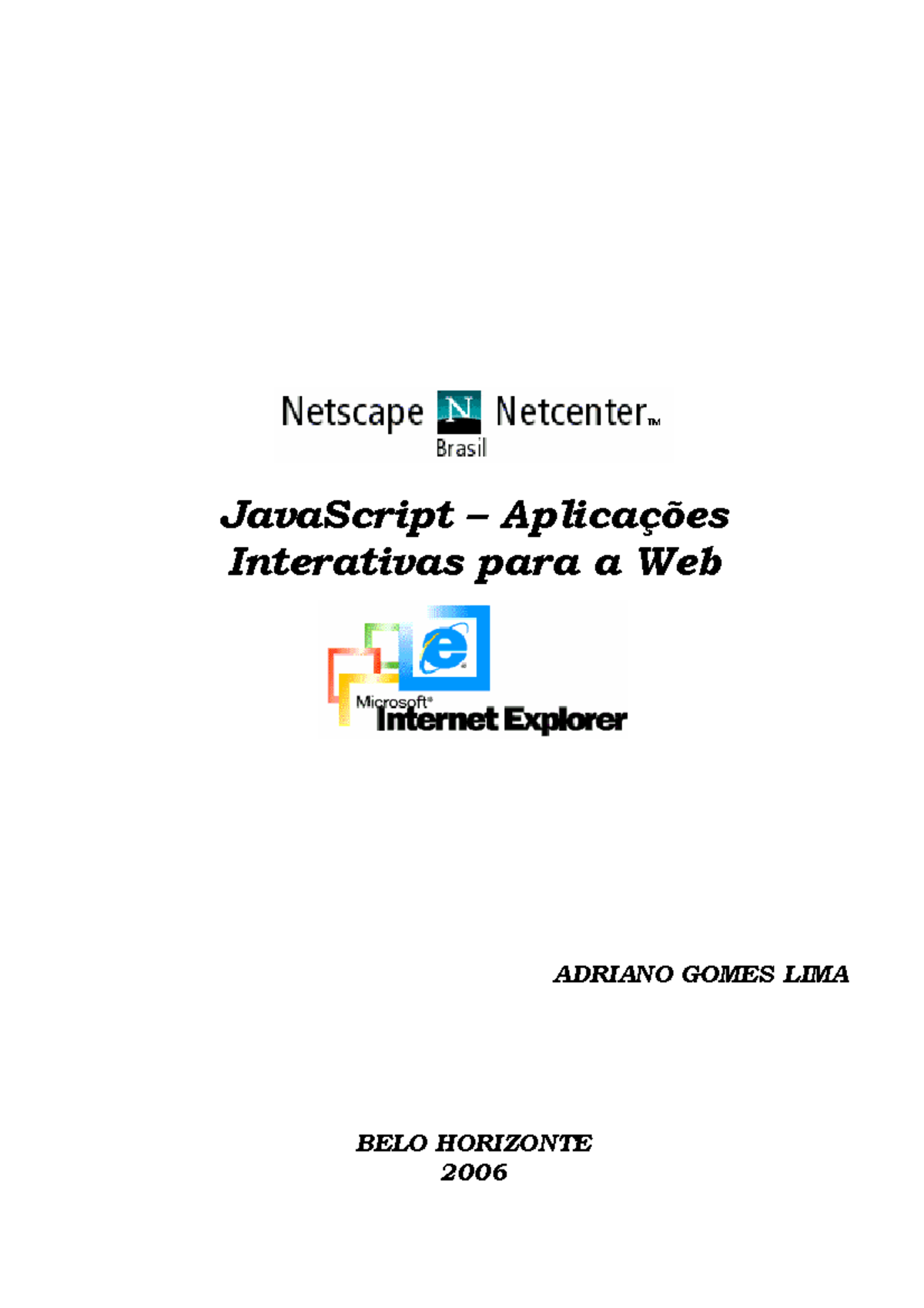 3317 Java Script - JavaScript – Aplicações Interativas para a Web ...