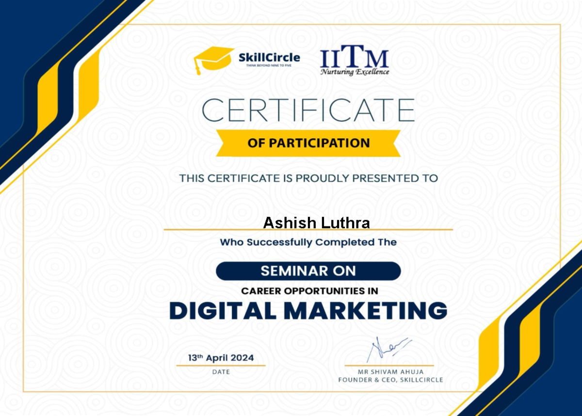 DM - Workshop - Bachelors of Computer Application - Ashish Luthra - Studocu