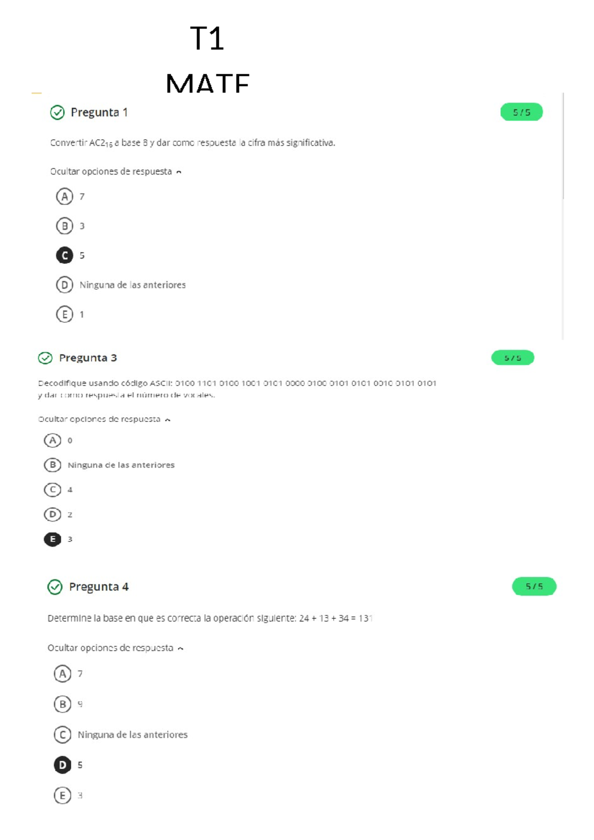 Evaluaciones Mat - Matemática II - T MATE DISCRET A T MATE DISCRET A ...