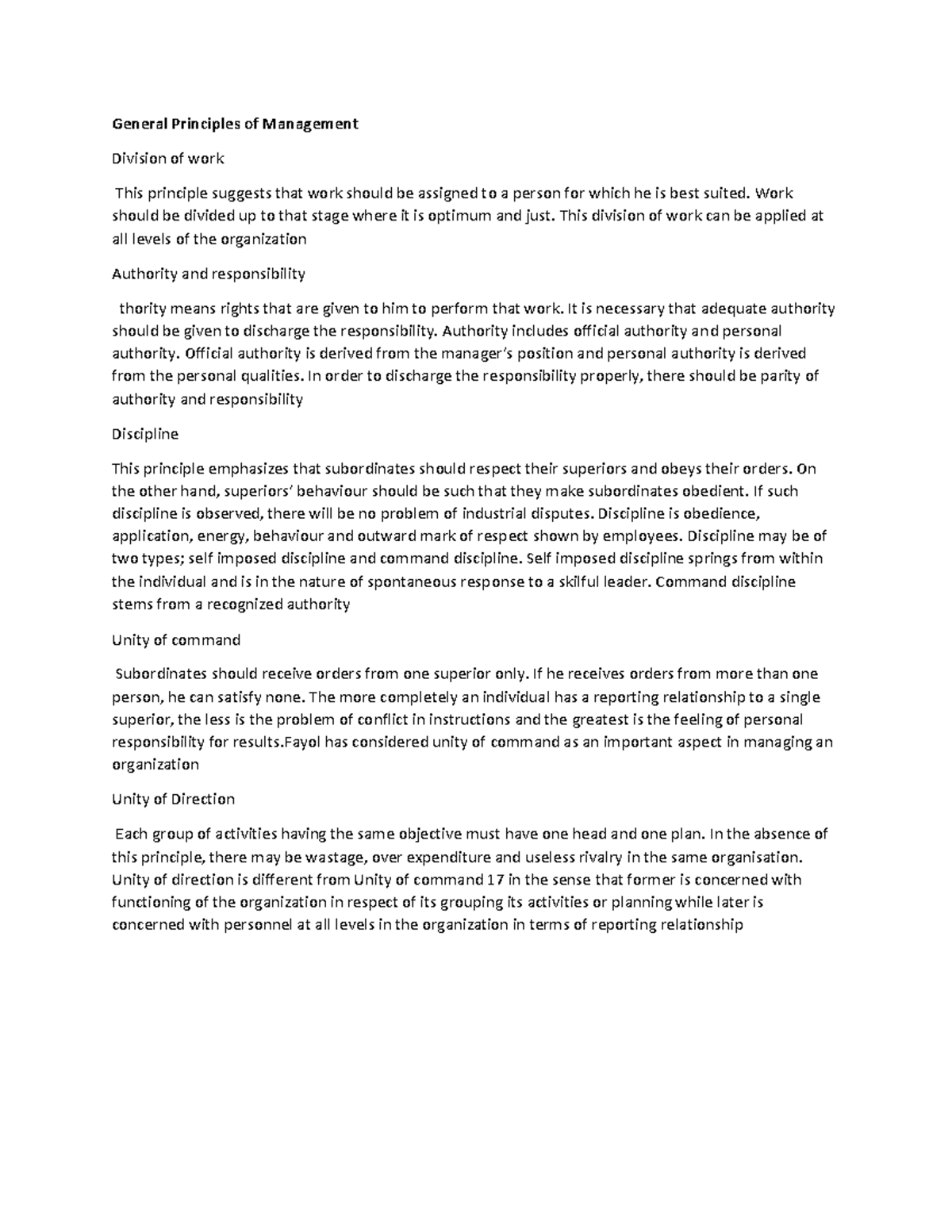 General Principles of Management - General Principles of Management ...