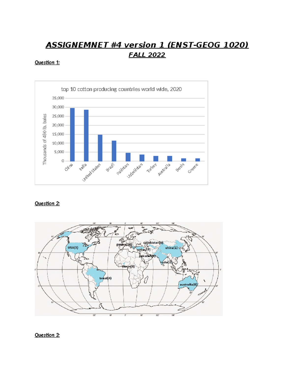 Assignemnet 4 - human geography assignment 4 - ASSIGNEMNET #4 version 1 ...