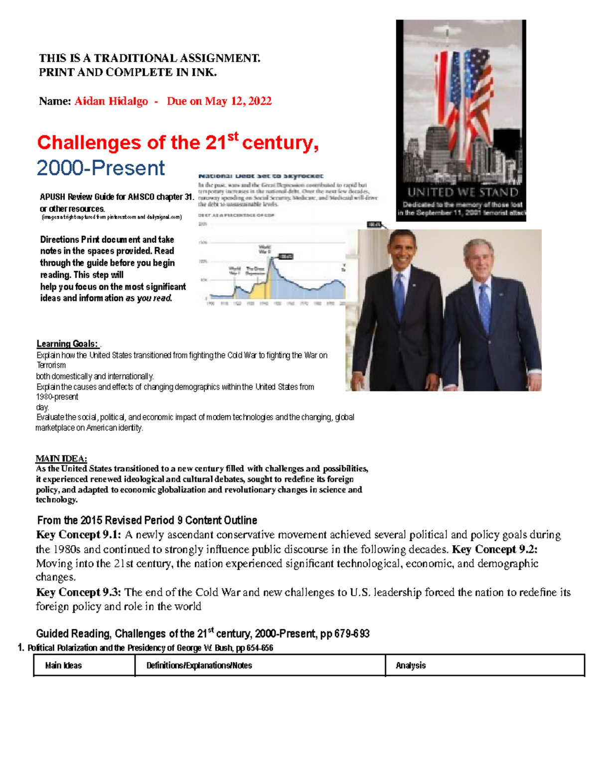 Aidan hidalgo - chapter 31 - THIS IS A TRADITIONAL ASSIGNMENT. PRINT ...