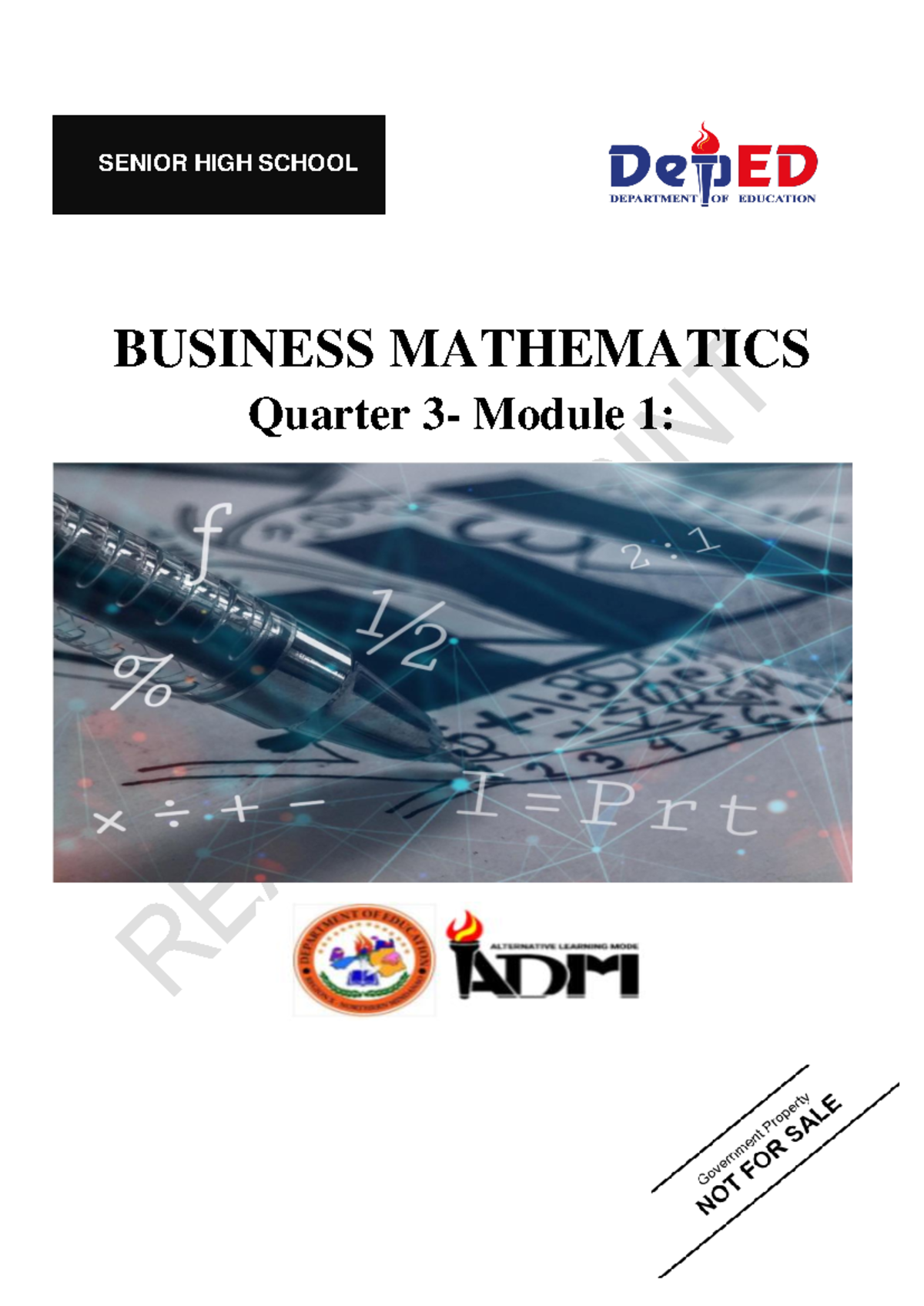 Business Math11 q3 mod1 ...