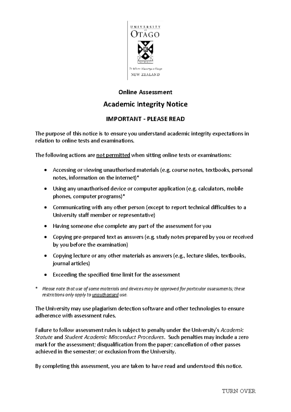 ECON 112 Test 1 S2 2021 Section B Online - TURN OVER Online Assessment ...