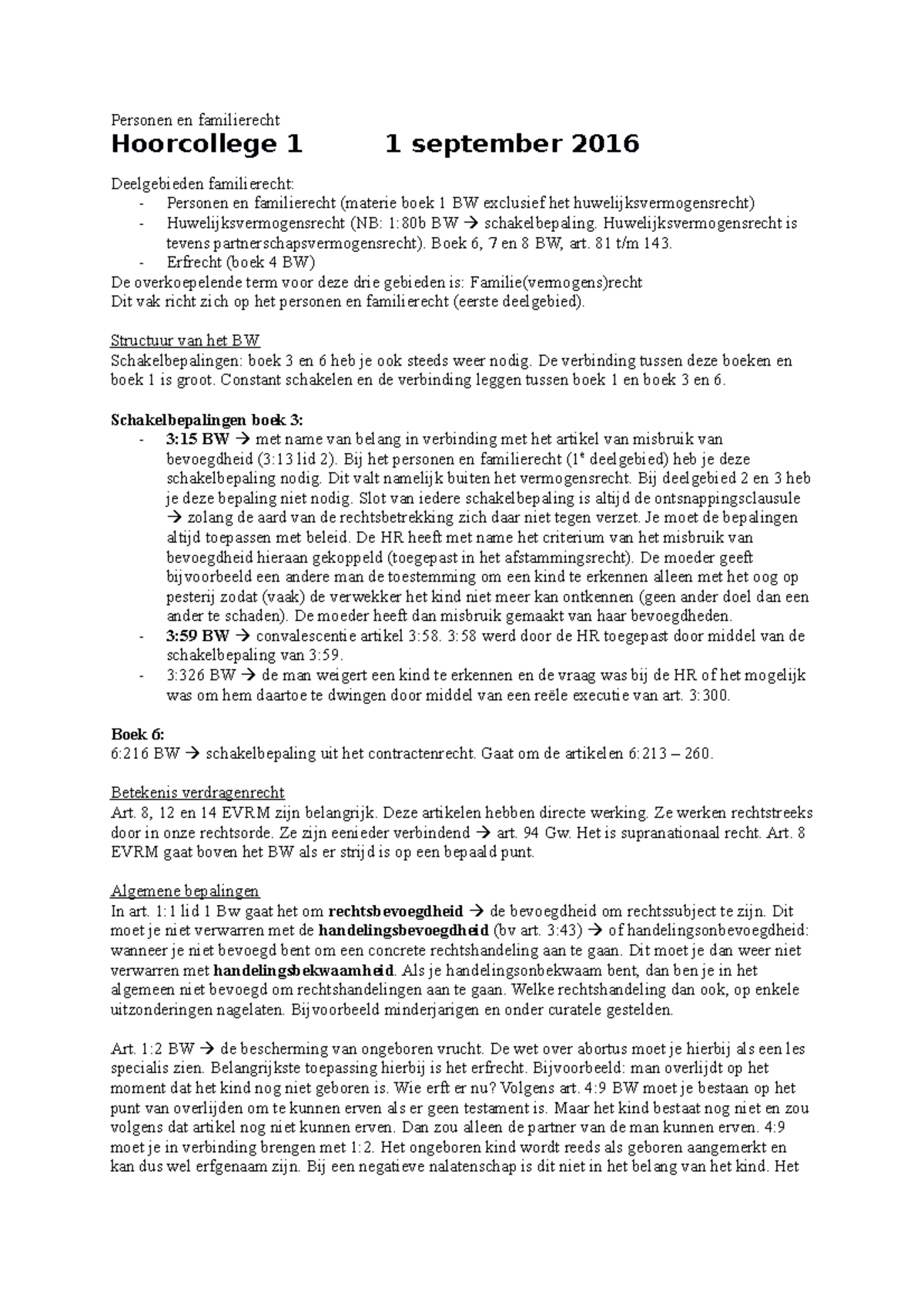 Personen- en familierecht Notarieel recht Personen en familie ...