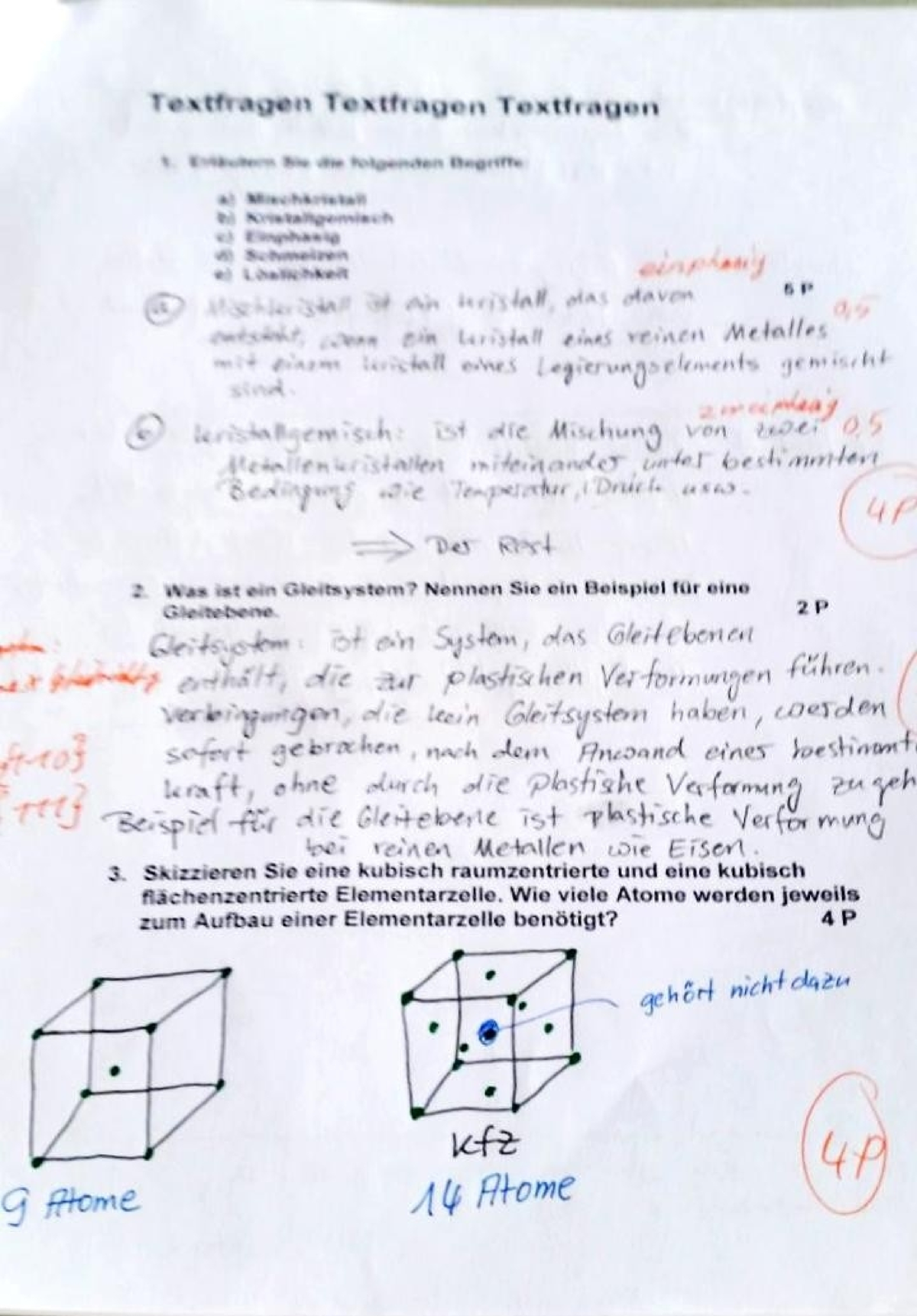 Werkstoffkunde-Altklausuren - Grundlagen der Werkstoffkunde - HsH - Studocu