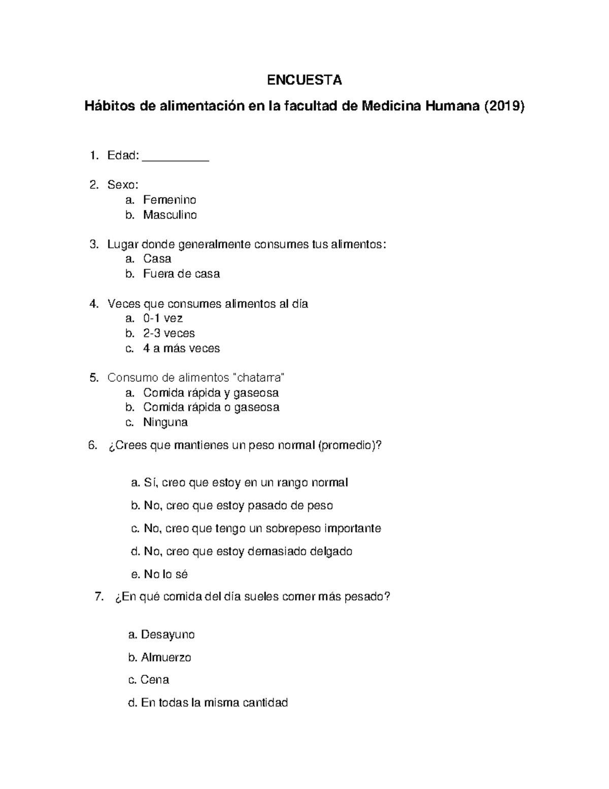 Examen 10 Octubre 2017, preguntas y respuestas - Warning: TT: undefined function: 32 ENCUESTA ...