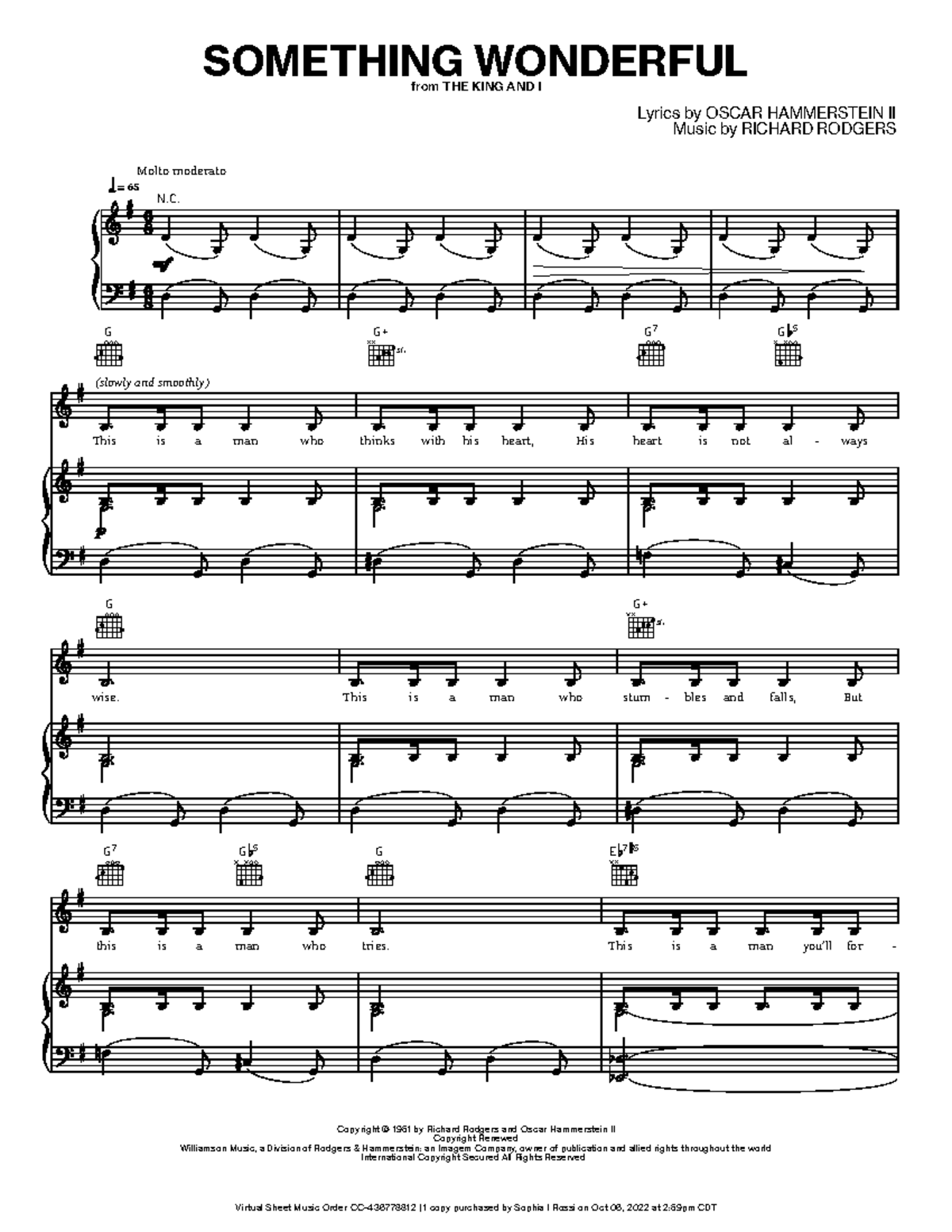 Something Wonderful - Prof Daughtrige - SOMETHING WONDERFUL from THE ...