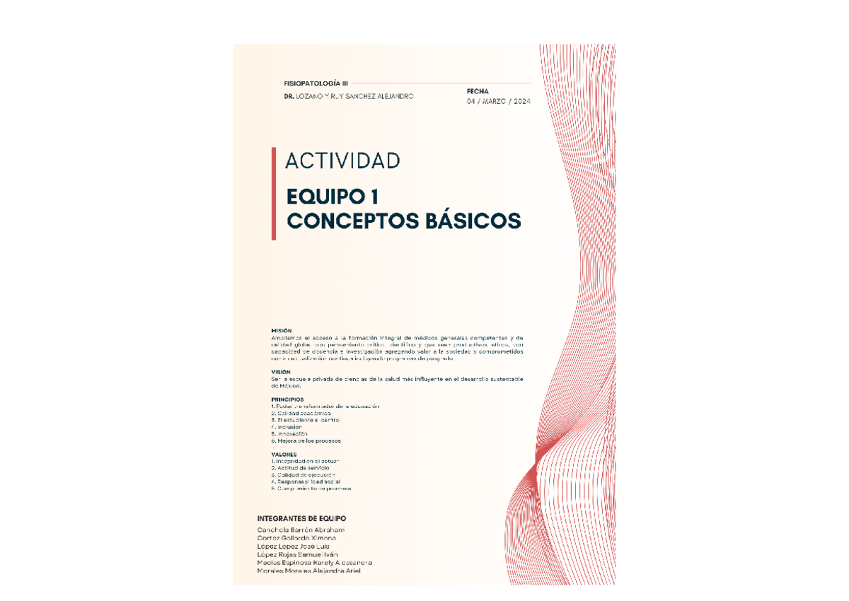 Act. fisiopato 4mar - EQUIPO 1: CONCEPTOS BÁSICOS HERENCIA ...