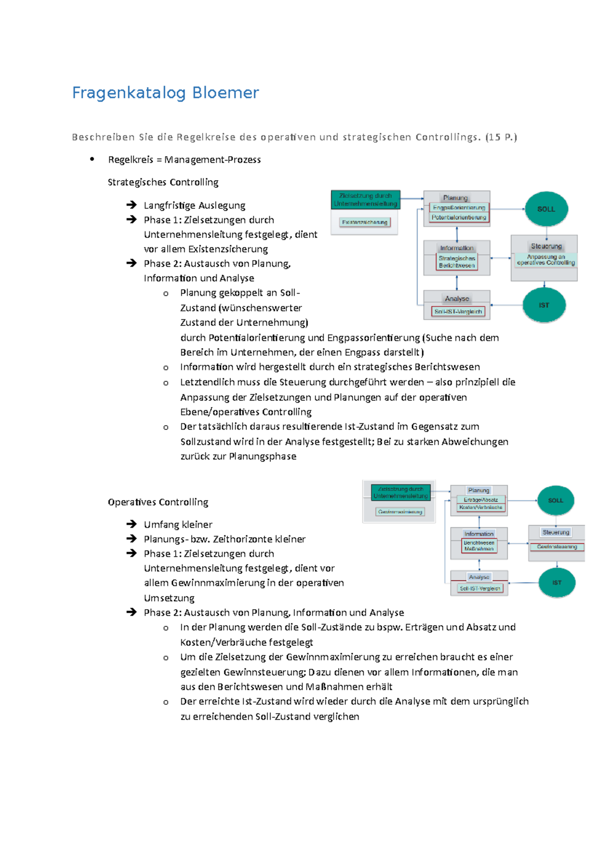 Bearbeitung Fragenkatalog Bloemer - Fragenkatalog Bloemer Beschreiben ...