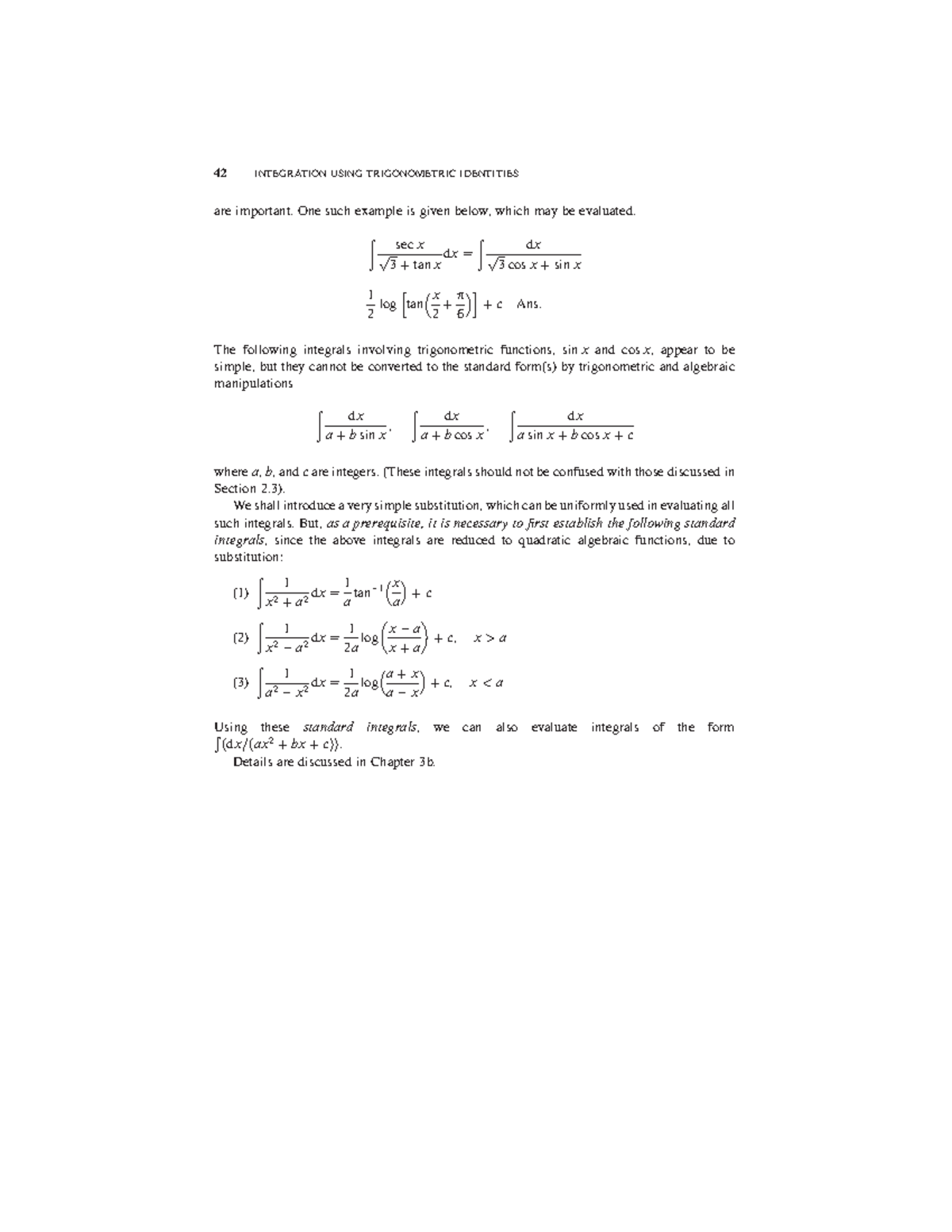 Integration by Substitution - are important. One such example is given below, which may be - Studocu