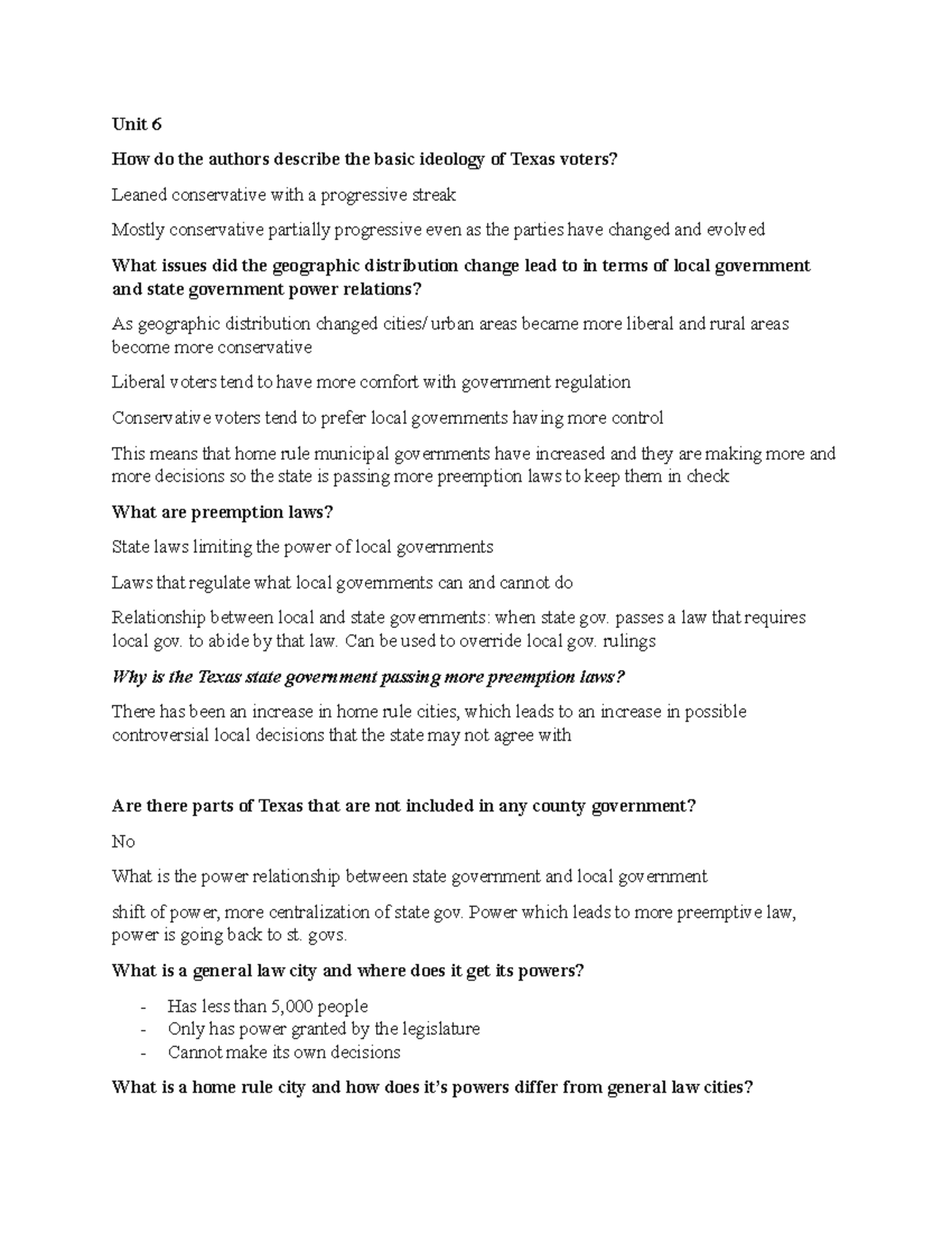 Exam 3 review - Unit 6 How do the authors describe the basic ideology ...