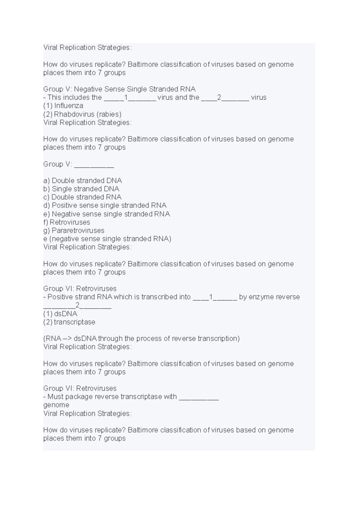6 - Physiology Essentials 100 - Viral Replication Strategies: How do ...