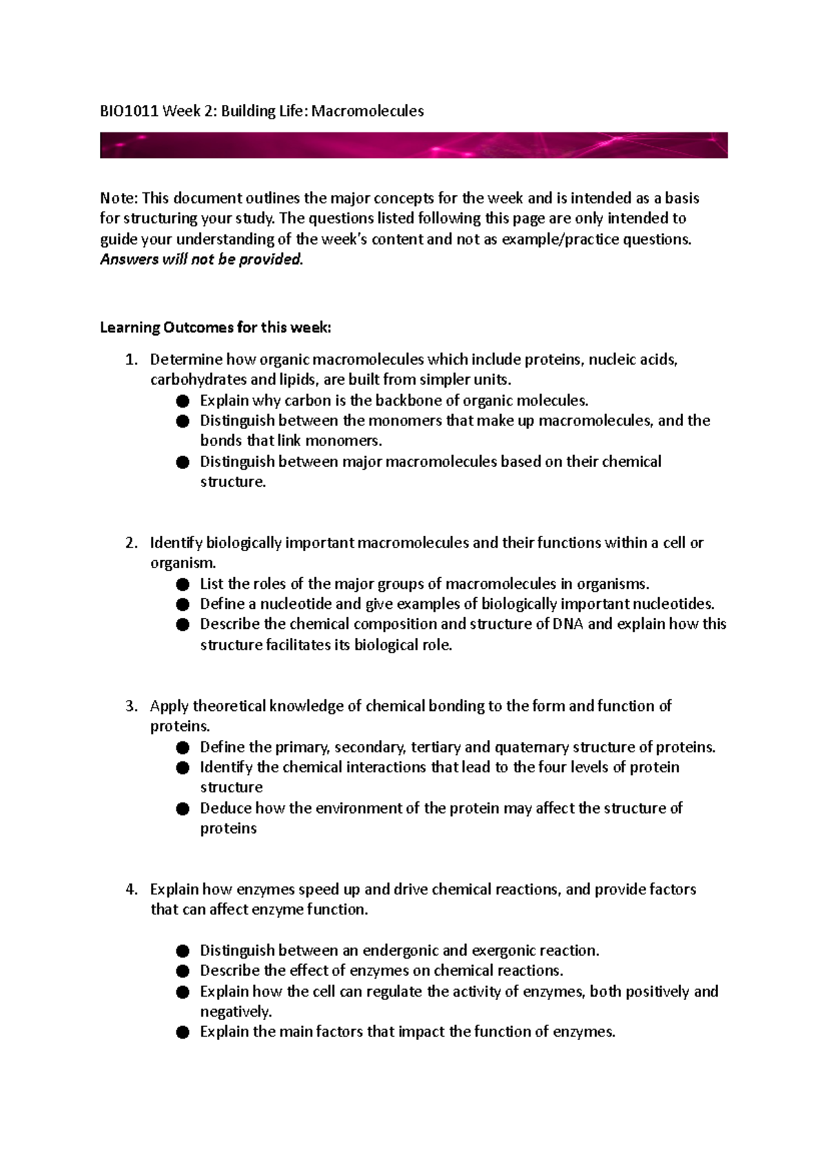 Week 2 Study Guide (1) - cf 'wertyuiopl;[' ]poi98u7y6t5r7e46wertyuiop ...