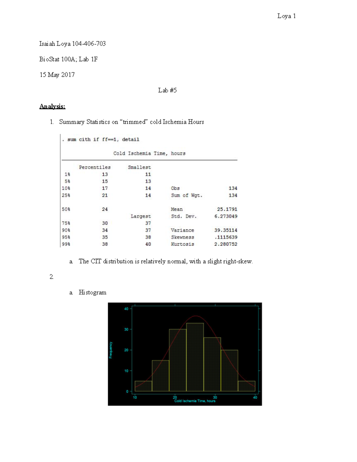 Lab #5 - Google Docs - 7/1/2018 Loya 1 Lab #5 - Google Docs Isaiah Loya ...