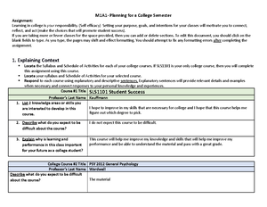 M3A1 - Career - M3A1 - Explore Academic Skills and Strategies ...