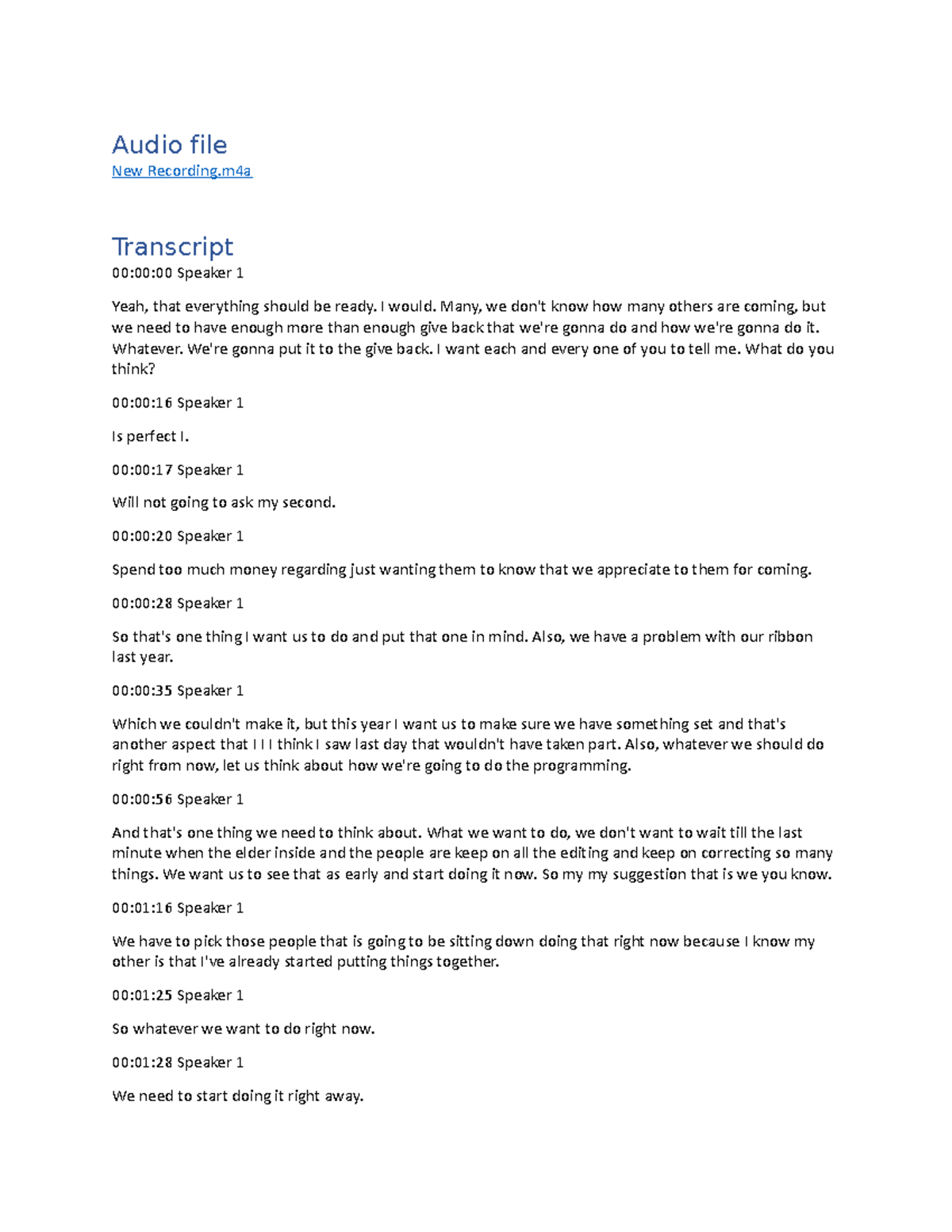 Bimbo Audio - dasdsadsadsadsa - Audio file New Recording Transcript 00: ...